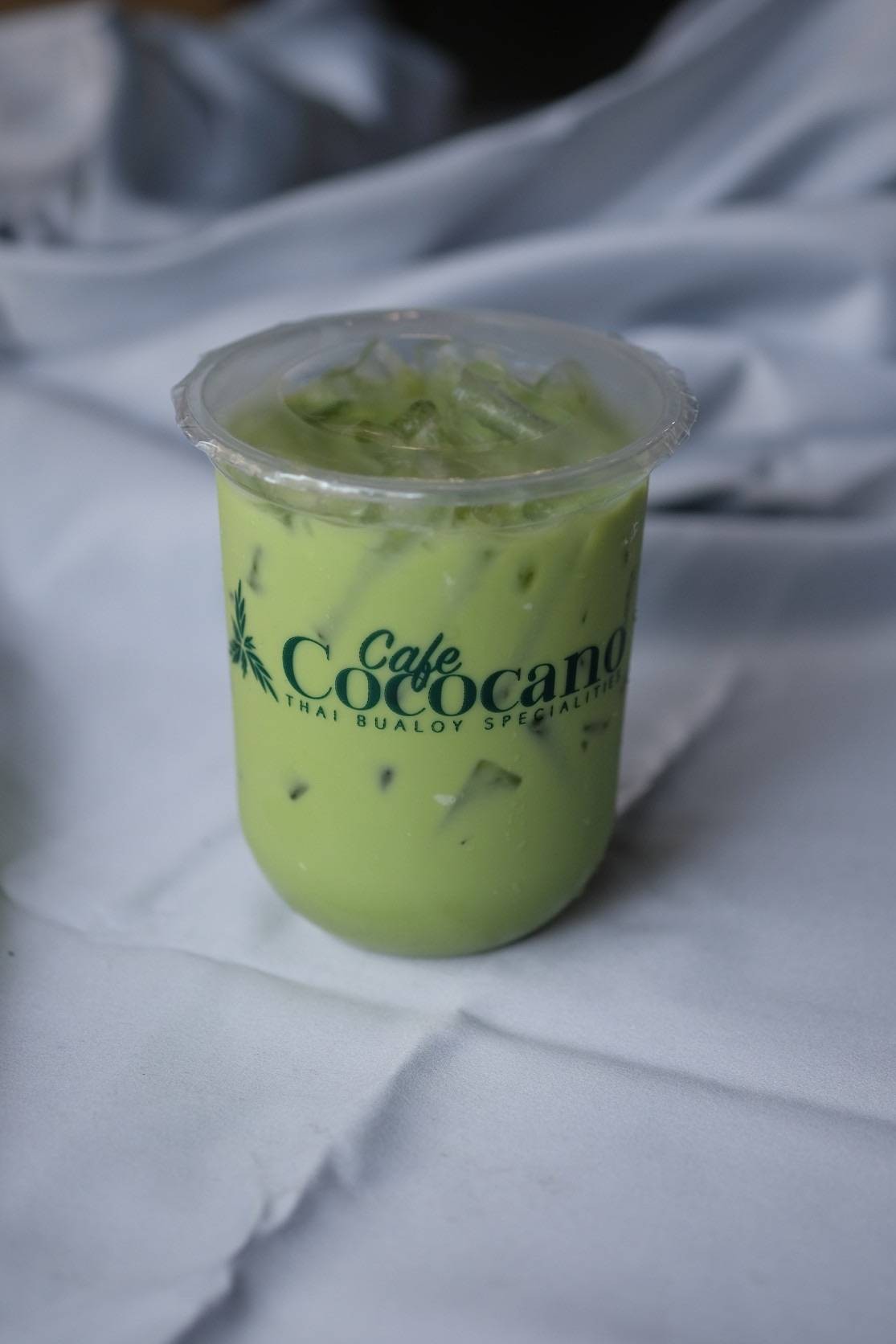 ชา(เขียว)นมเย็น • image ร้าน COCOCANO COFFEE คาเฟ่คนรักมะพร้าว โรงหนังลิโด้ - สยามสแควร์