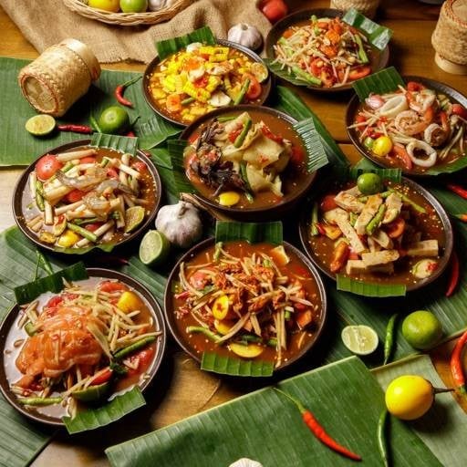 [รีวิว] ร้าน ตีแป้ง คาเฟ่ ส้มตำหลวงพระบาง นายหัวโรตีชาชักTea pang Cafe ...