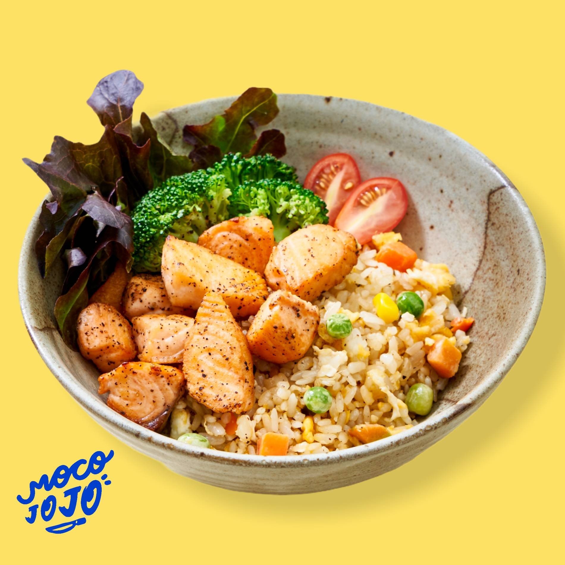 ข้าวผัดเนยกระเทียม เเซลมอน • image ร้าน MOCO-JOJO (โมโคโจโจ้) ลาดพร้าว 12