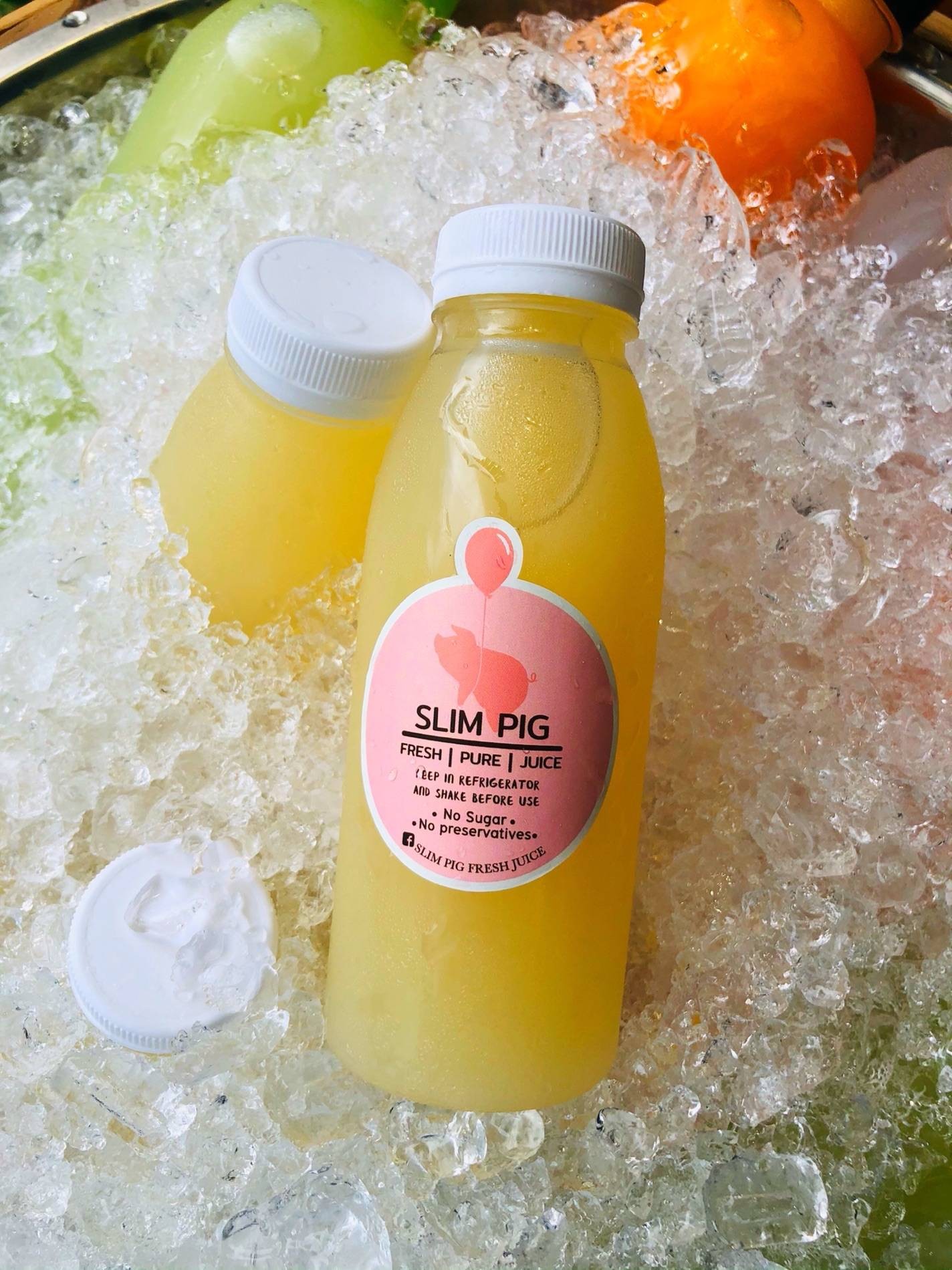 รูป SLIM PIG FRESH JUICE ( w district ) น้ำผลไม้สกัดเย็นเพื่อสุขภาพ ...