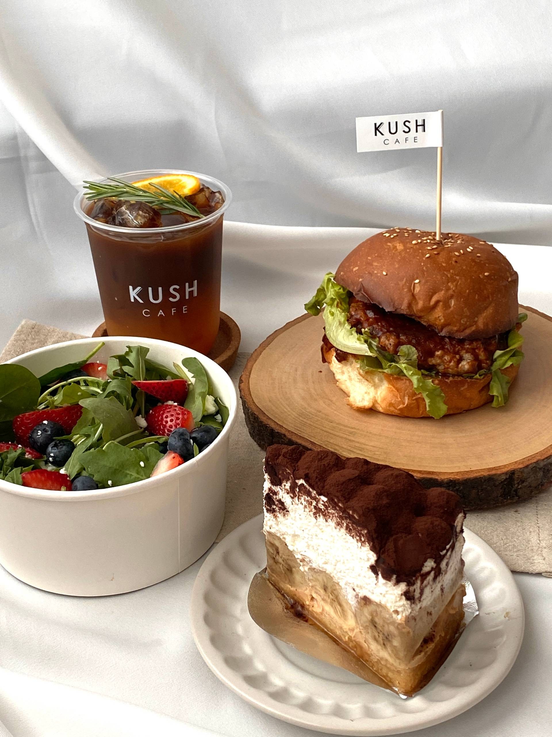 รีวิว Kush Cafe & Bacaro นางลิ้นจี่ - คาเฟ่ซอยนางลิ้นจี่ เบอร์เกอร์หมู ...