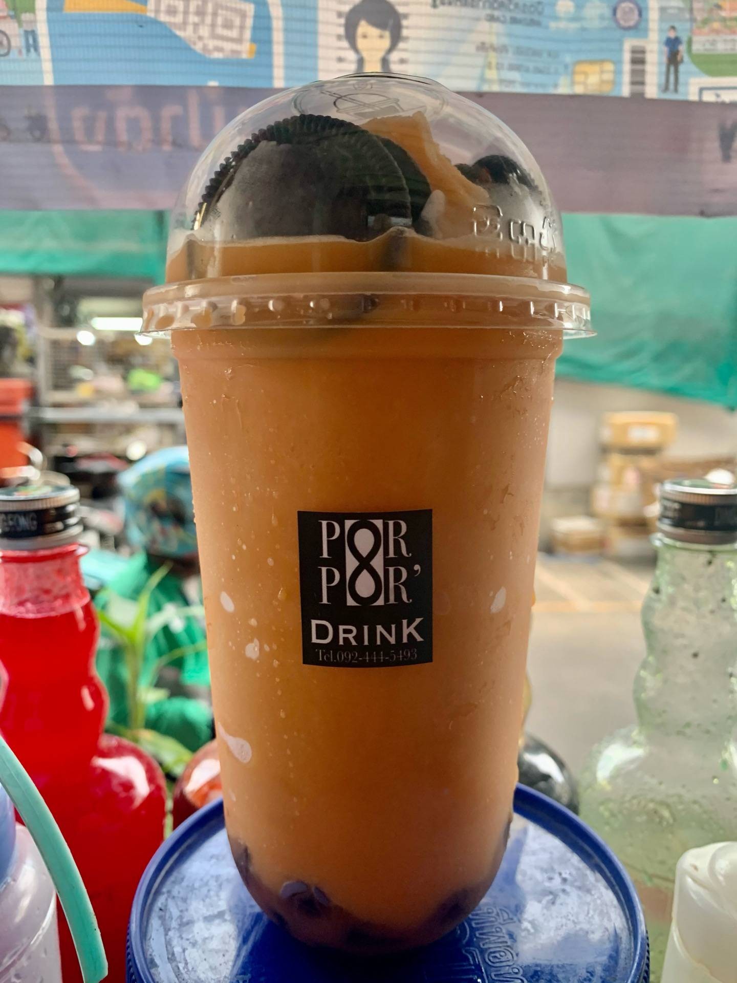 รีวิว Porpor’ drink ตลาดสี่มุมเมือง(ซอยข้างตลาดดอกไม้) - ของอร่อยจริงๆรรับ