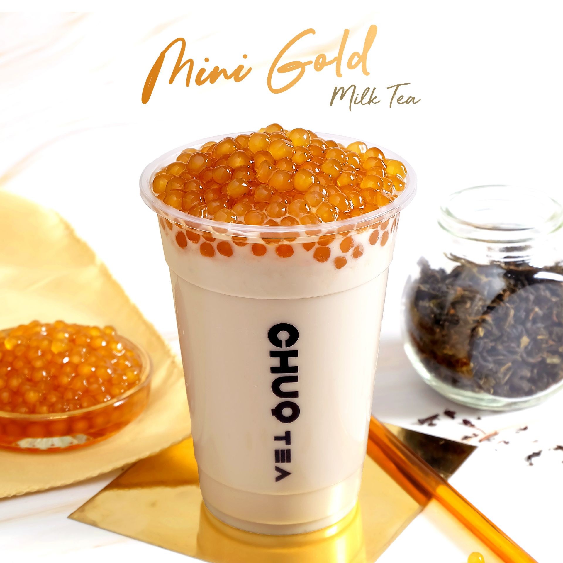 ชูคิวมิลค์ที โกลเด้นคิว ร้าน CHUQ TEA สุรวงศ์