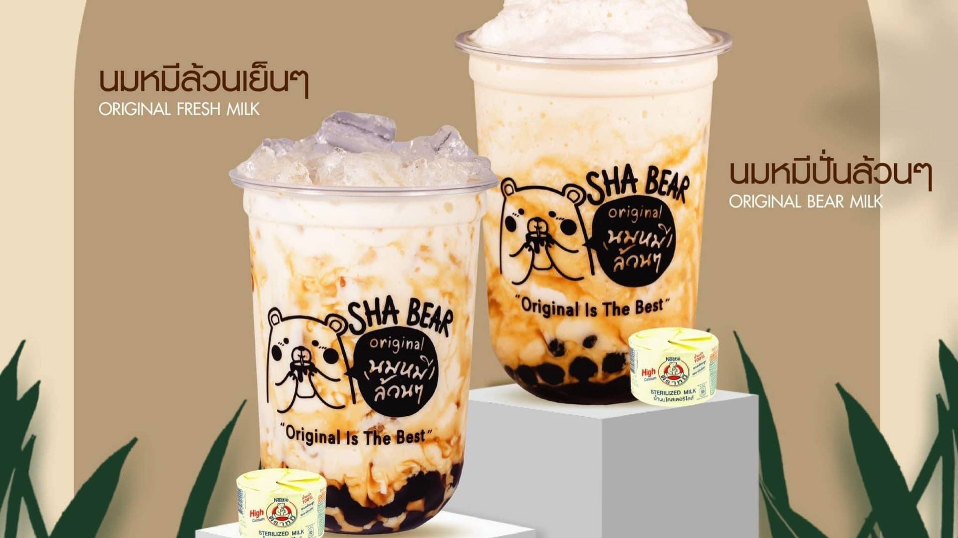 นมหมีปั่น SHA BEAR ตลาดสดนครนายก - สั่งอาหารเดลิเวอรี | Wongnai x LINE MAN