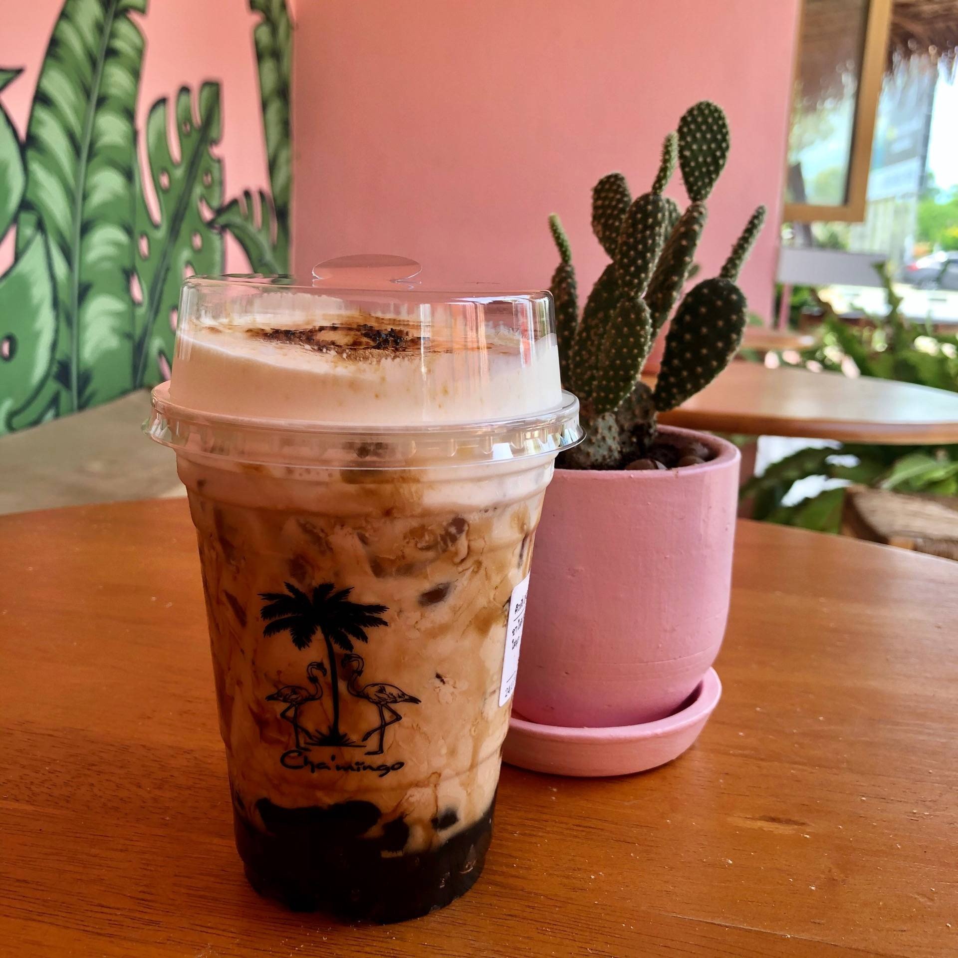 รีวิว Cha' mingo สาขาหลักถนนเส้นข้าวหลาม - ร้านเล็กๆ แต่มุมถ่ายรูปน่ารัก