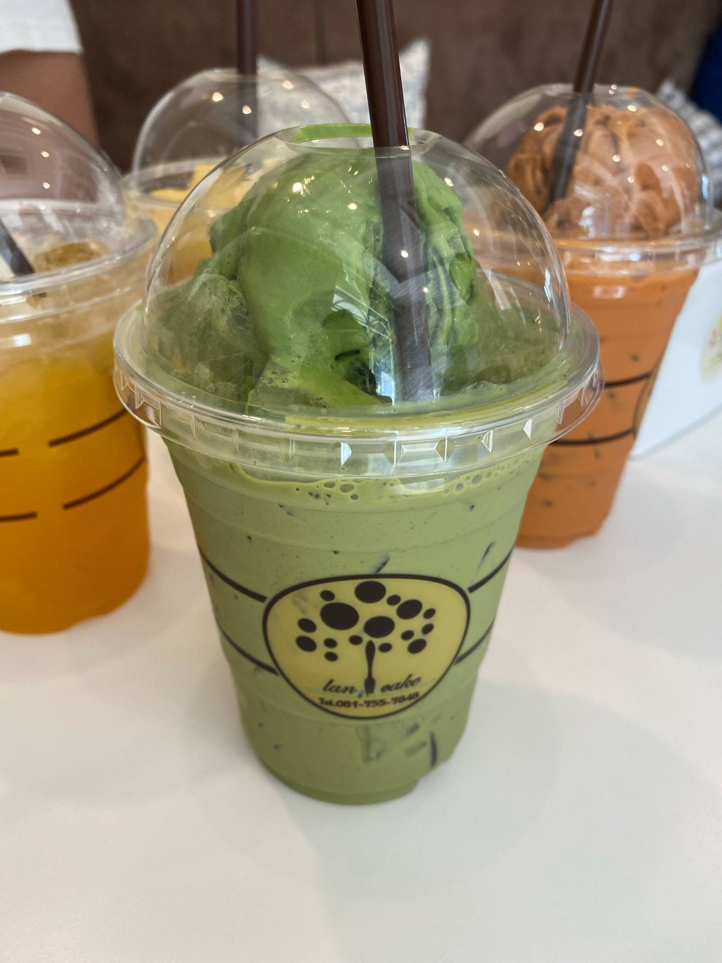 Green Tea Float ร้าน ลานเค้ก รามอินทรา 109