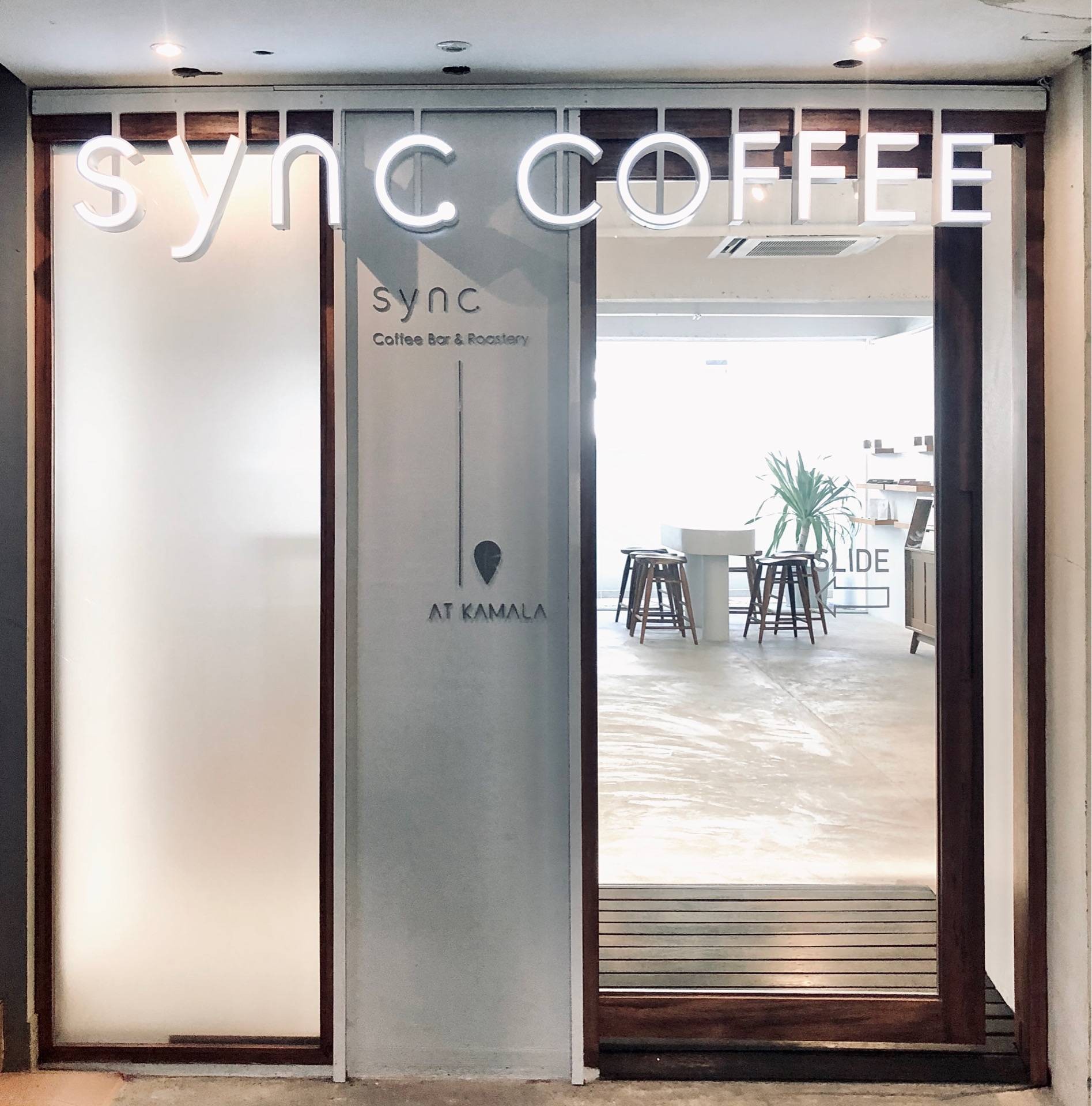 รีวิว Sync coffee - Best coffee shop in Kamala