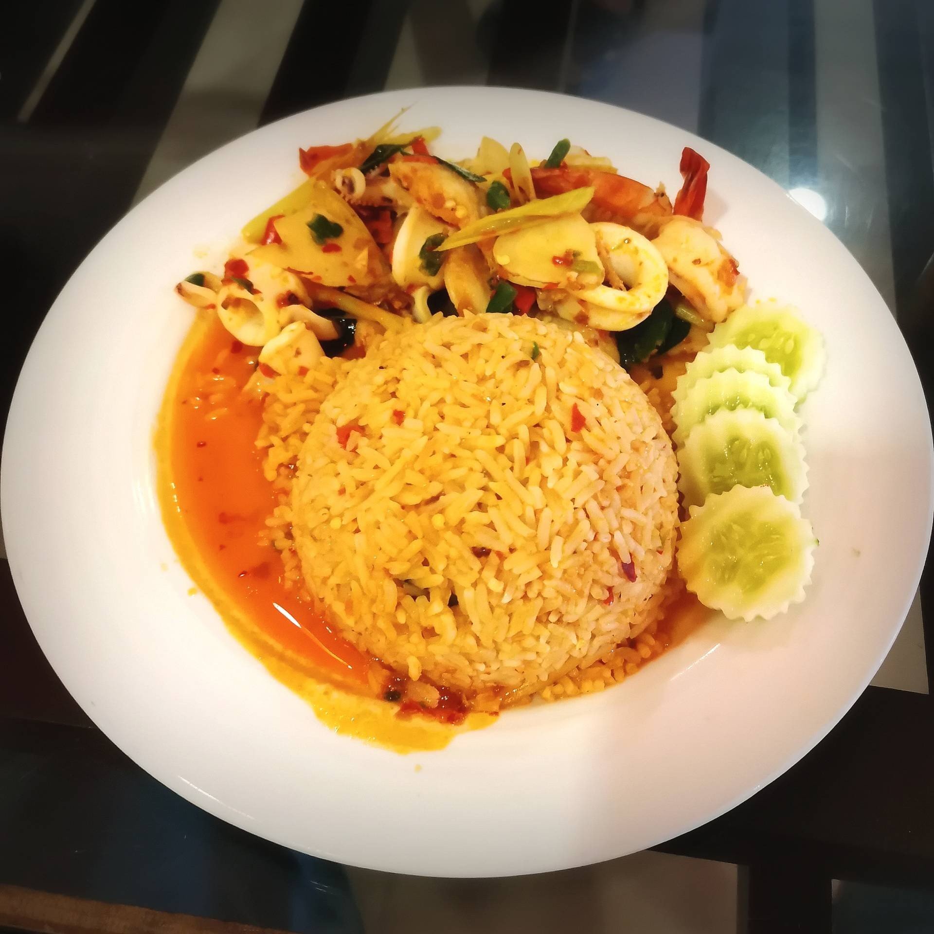 ข้าวผัดต้มยำทะเล ร้าน Ploen Restaurant - Wongnai