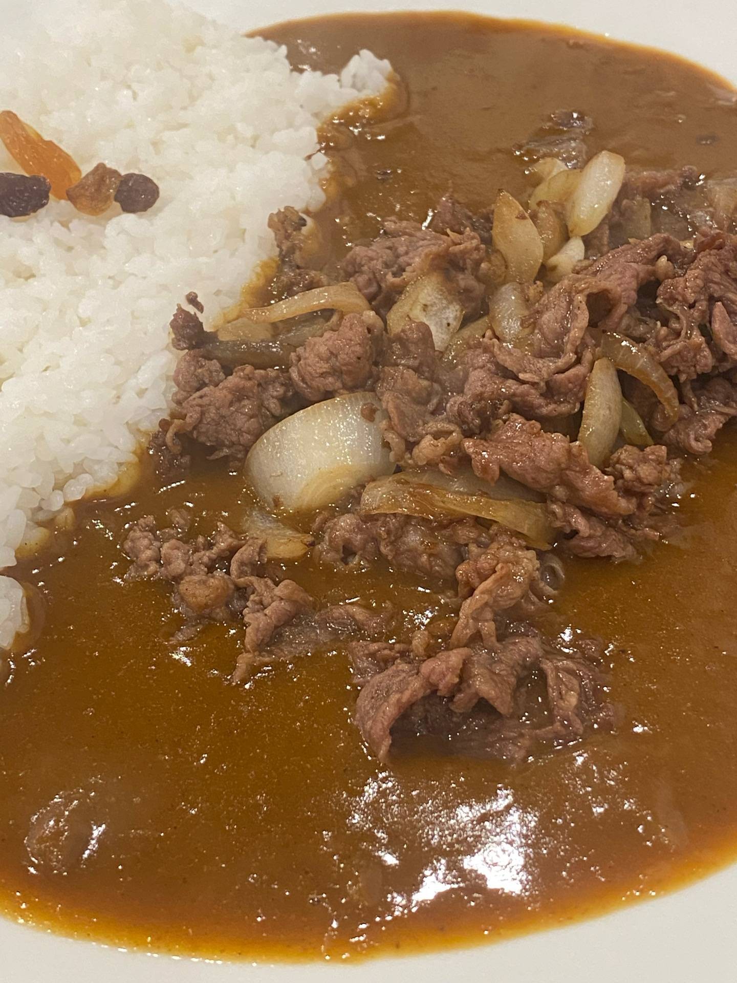 ข้าวหน้าแกงกระหรี่หน้าเนื้อผัดซอสญี่ปุ่น ร้าน Aoringo Japanese Curry ...