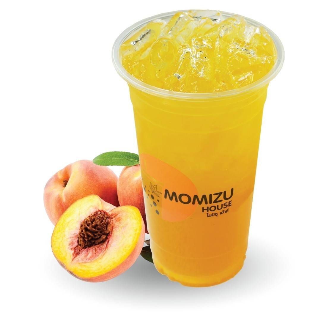 ชาพีช Size L (22 ออนซ์) • image ร้าน Momizu House Lotus bangbor