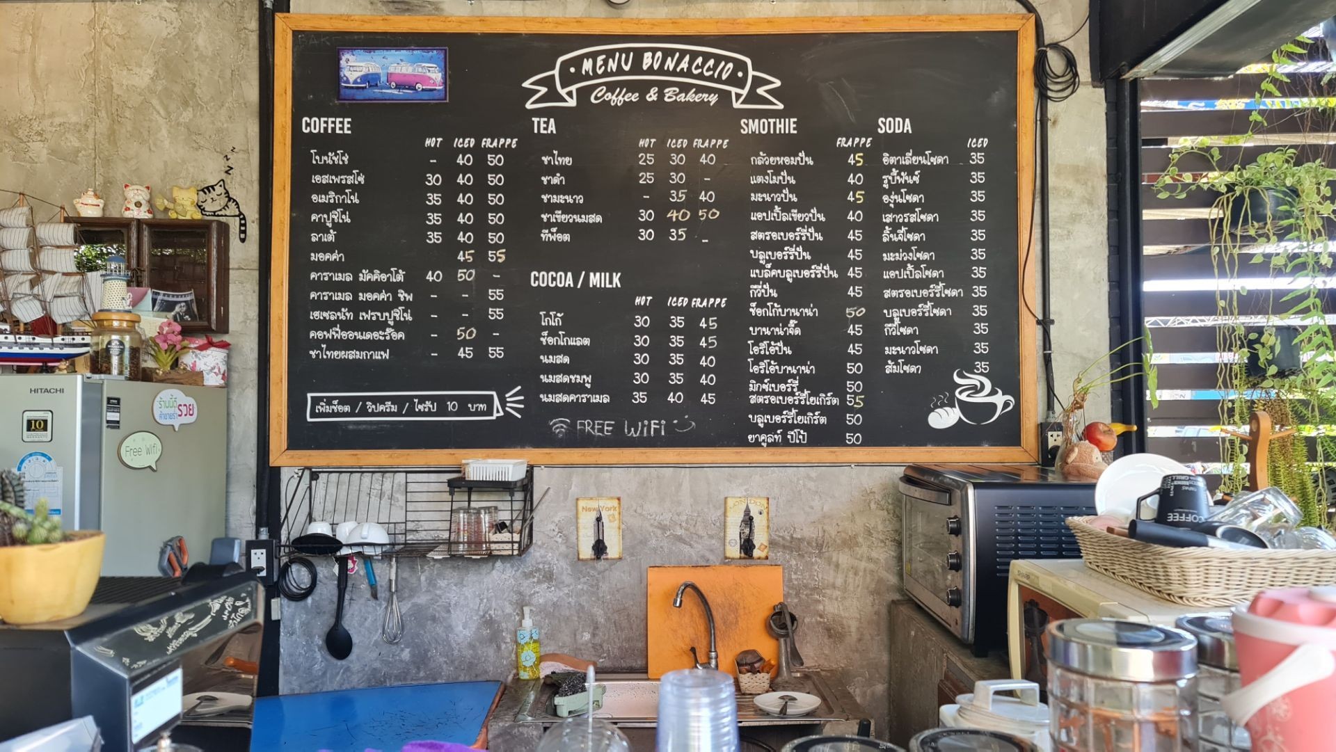 รีวิว Bonaccio Coffee - เลือกได้มากมาย บาริสต้เป็นกันเอง ราคาเอื้อมถึง