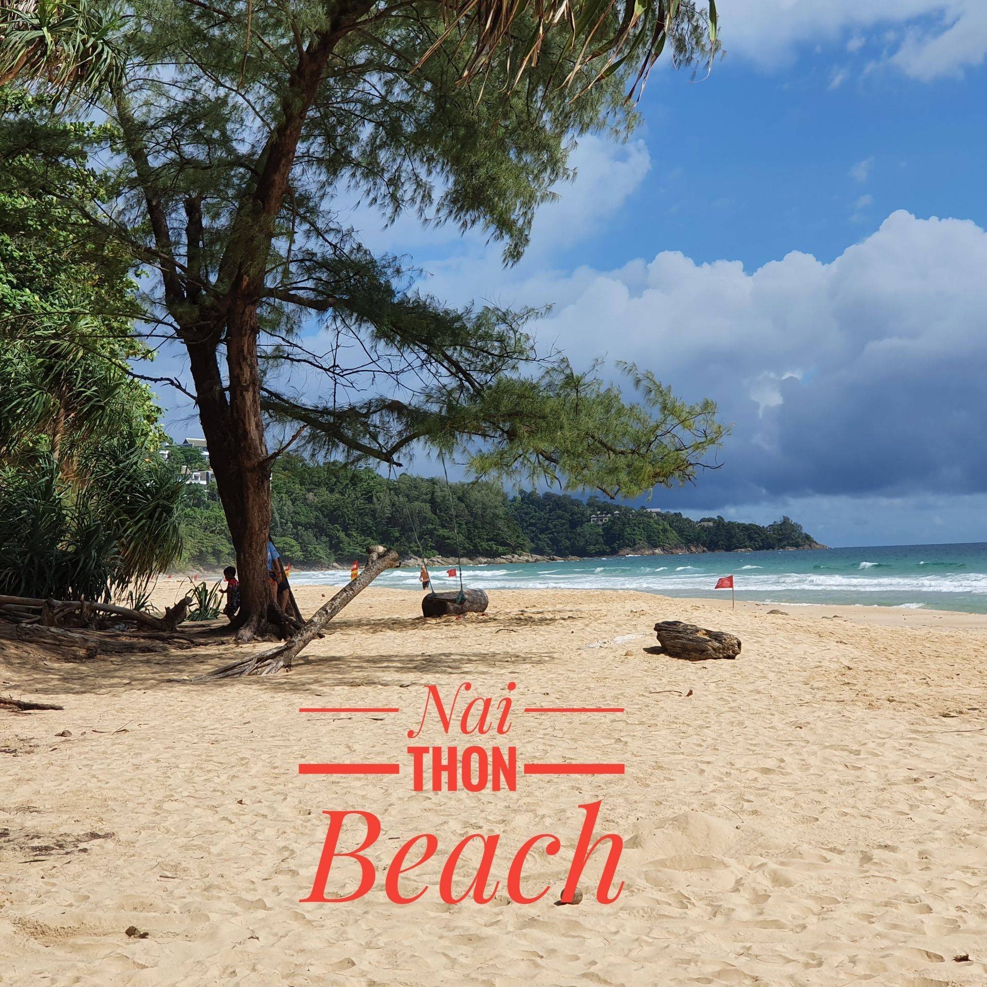 รีวิว หาดในทอน - หาดสวย มีสะพานไม้เล็ก เป็นจุดถ่ายรูปได้เลย