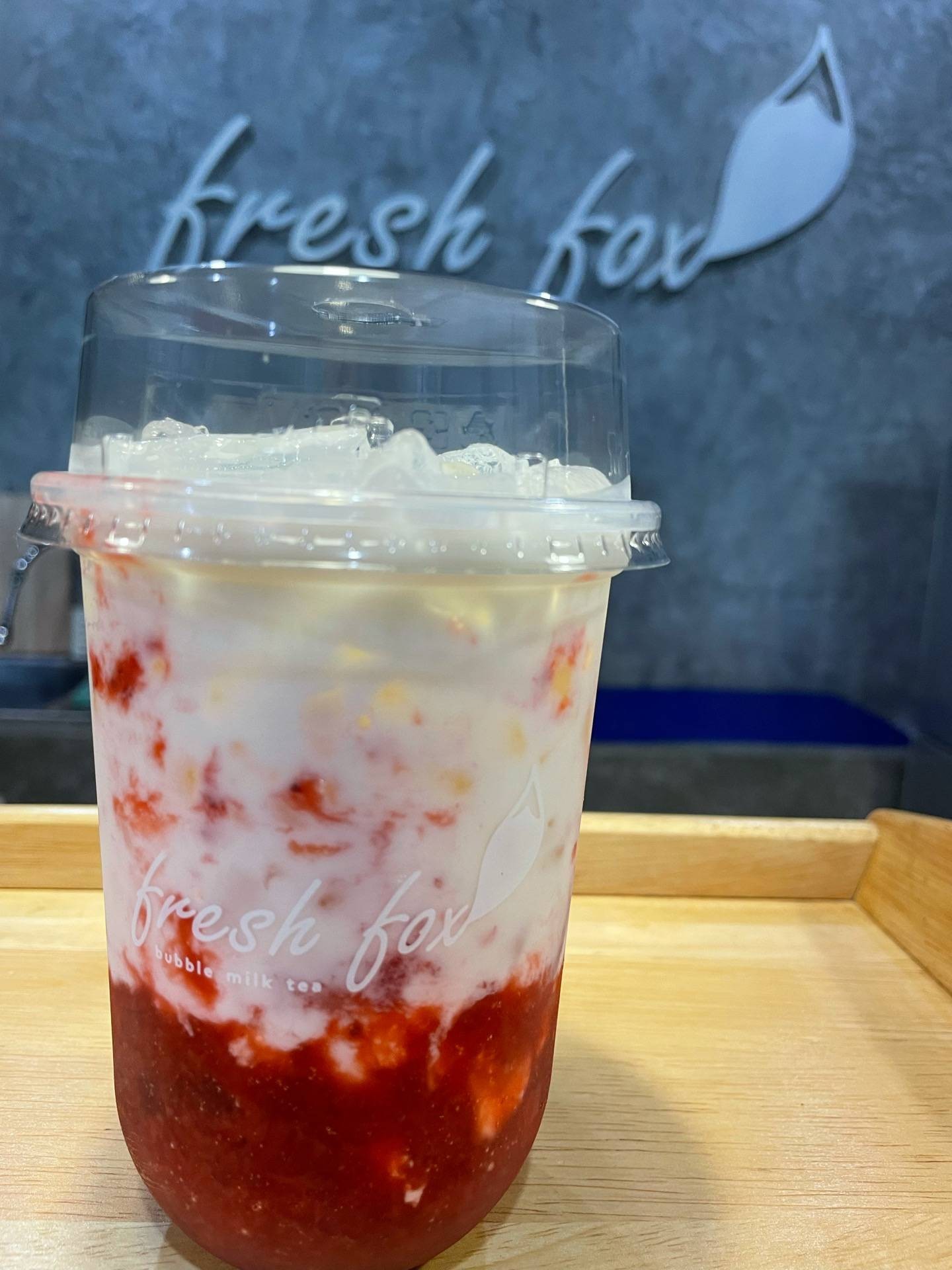 รีวิว Fresh Fox ชานมไข่มุก สาขาเทียนทะเล ซอย7 เทียนทะเล ซอย7 - สตอเบอรี ...