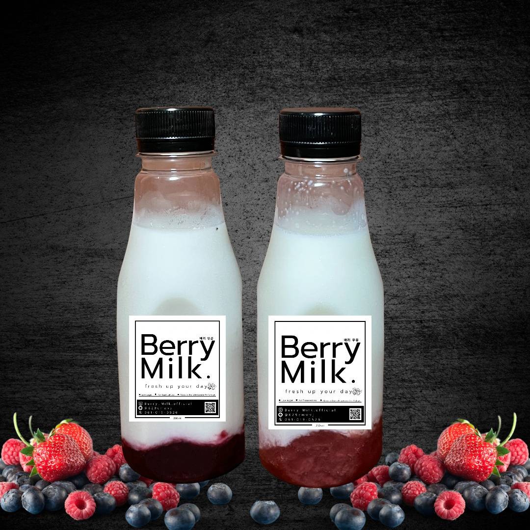 Berry Milk - 베리 우유 - สั่งอาหารเดลิเวอรี | Wongnai x LINE MAN