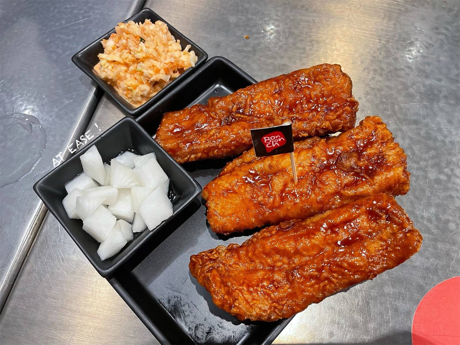 Crispy Fish Size S • 175.- บาทไทย | ปรุงรสเผ็ด ร้าน Bonchon Korean ...