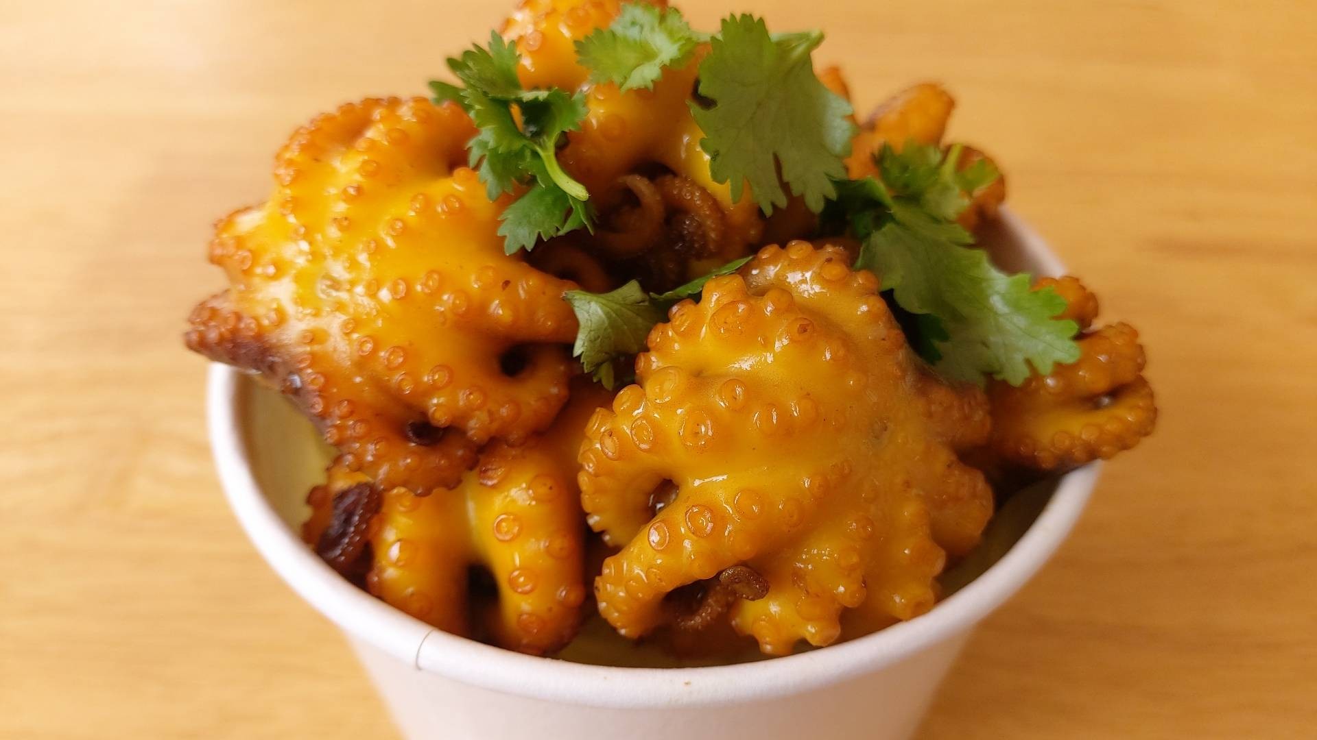 King Octopus ปลาหมึกซอสเกาหลี By Beamie เซ็นทรัลเวิลด - สั่งอาหารเดลิเ ...