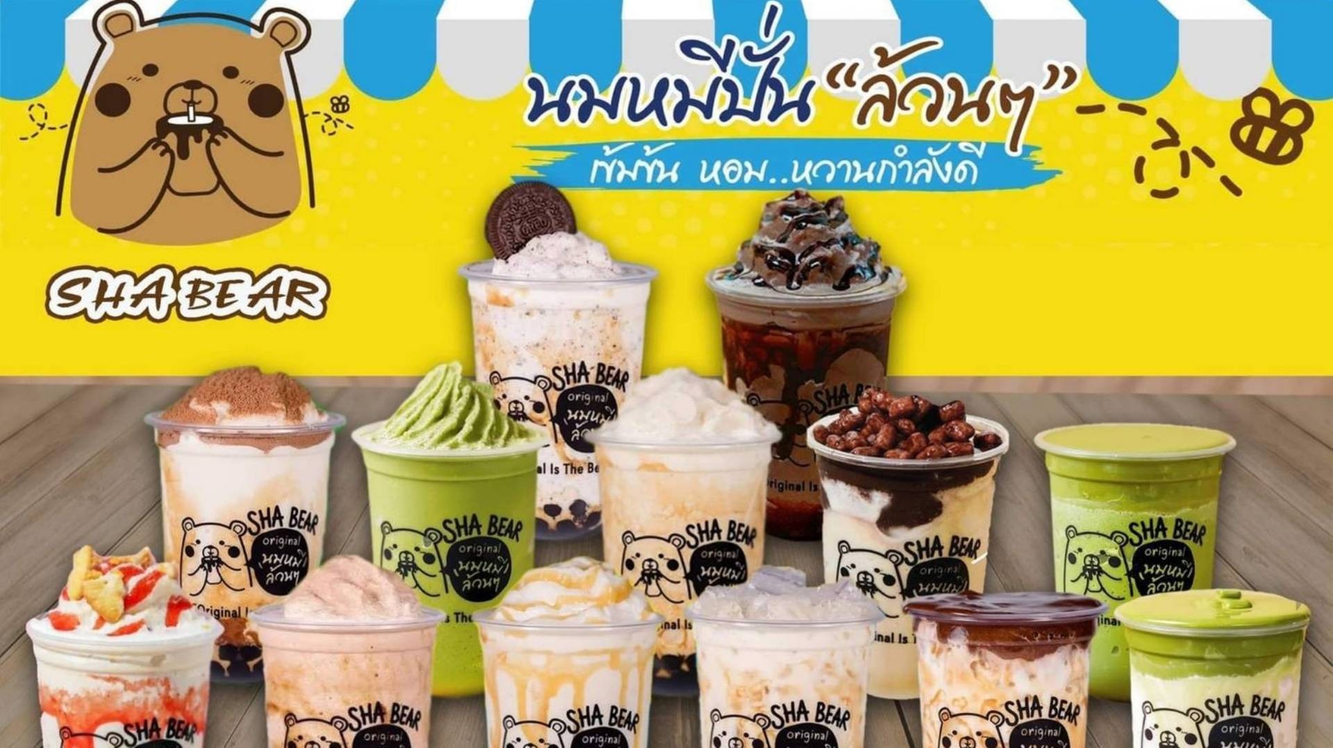 ร้าน SHA BEAR นมเหนียวญี่ปุ่น สาขาพลีโน่ กิ่งแก้ว37 | รีวิวร้านอาหาร - Wongnai