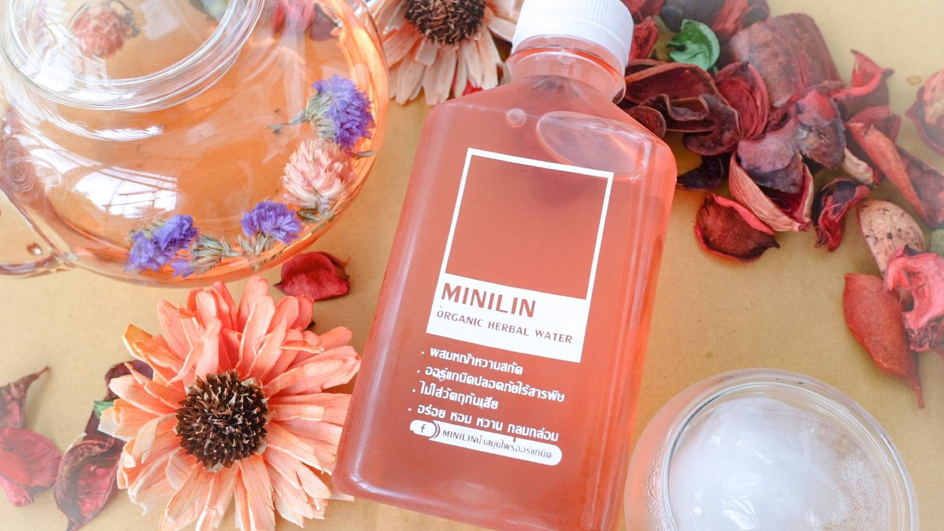 Minilinน้ำสมุนไพรออร์แกนิค (คัดสรรวัตถุดิบคุณภาพ) - สั่งอาหารเดลิเวอรี ...