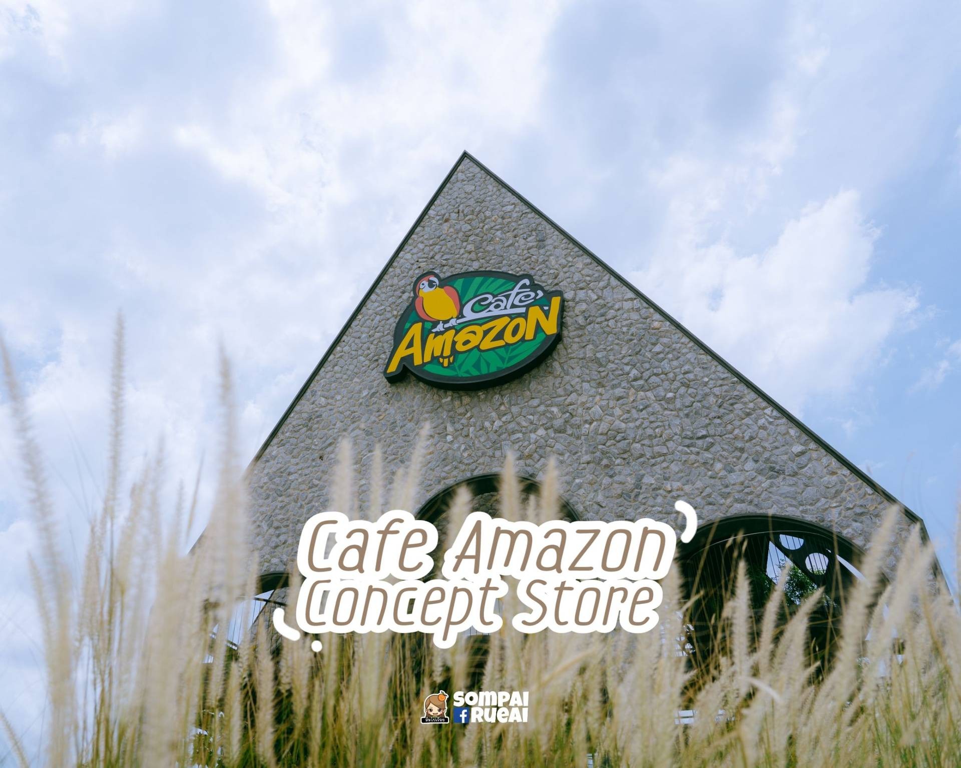รีวิว Café Amazon Concept Store - Cafe Amazon สาขานี้สวยมาก