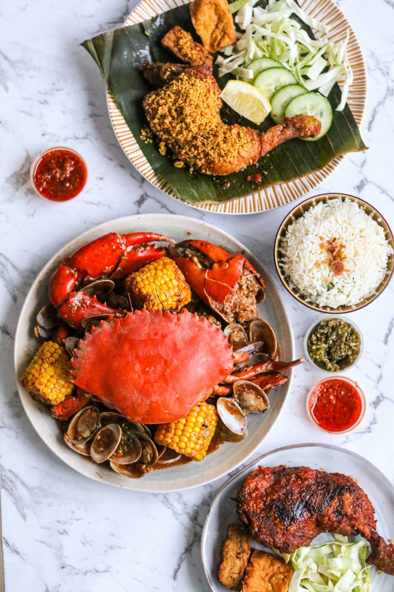 รีวิว D’Penyetz & D’Cendol Melbourne - 🦀 Crab feast at home and 🌶🐔 NEW ...