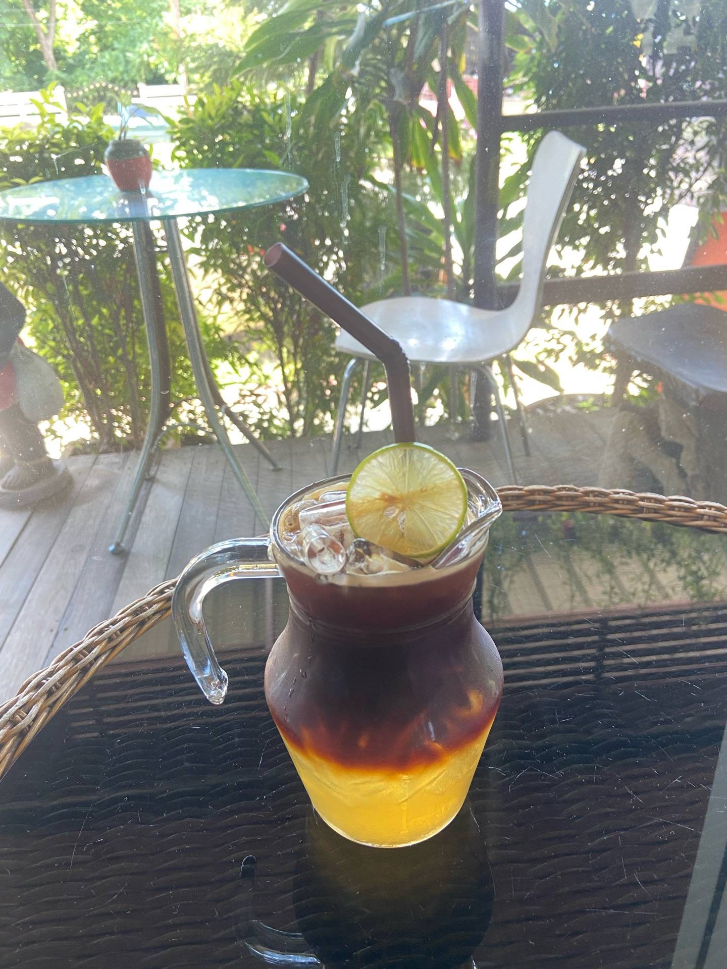 รีวิว M&N Coffee บางแพ - Ice honey lemon Americano - Wongnai