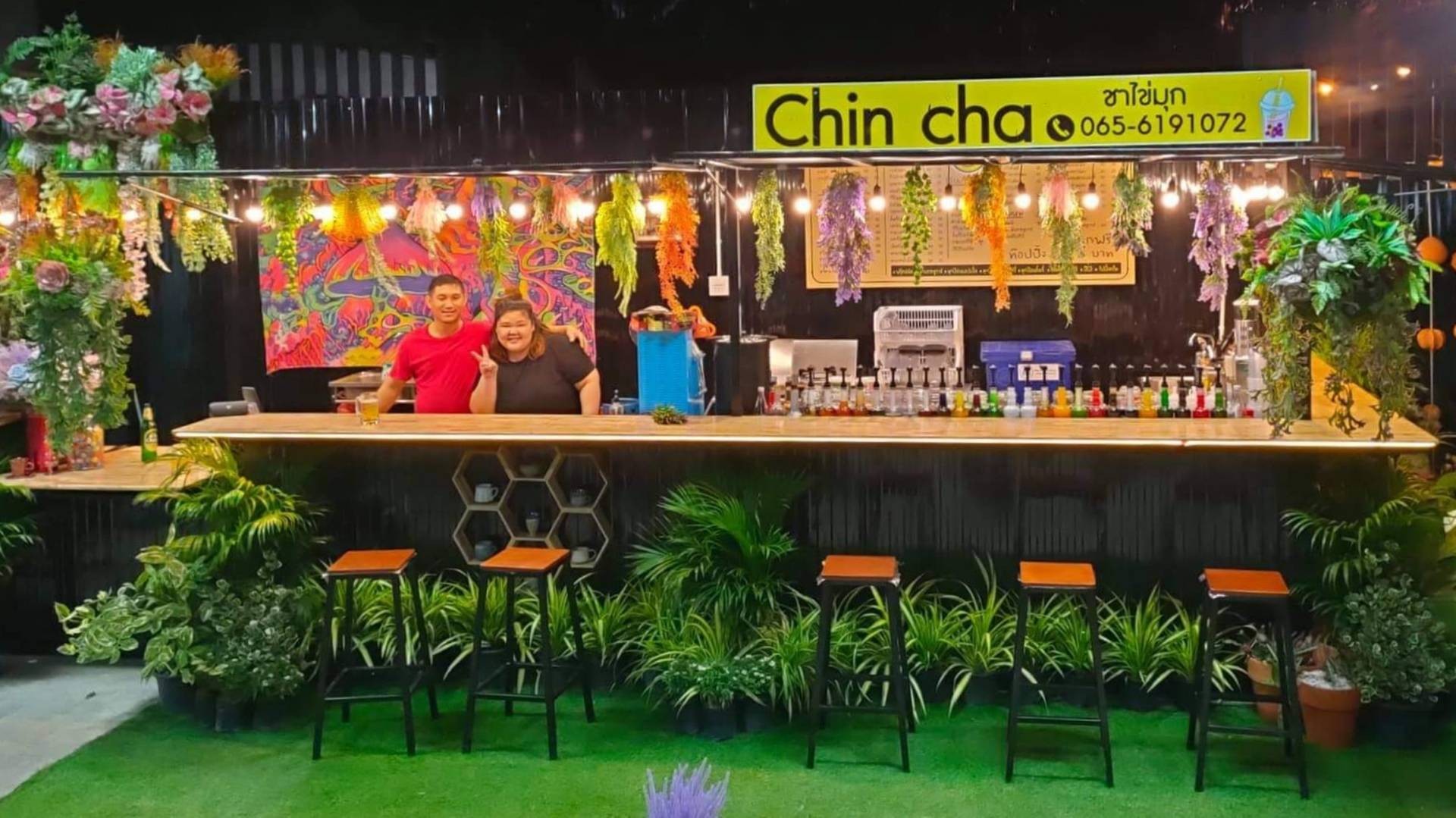 Chin Cha ชาไข่มุกหน้าหมู่บ้าน นราแกรนด์ - สั่งอาหารเดลิเวอรี | Wongnai ...