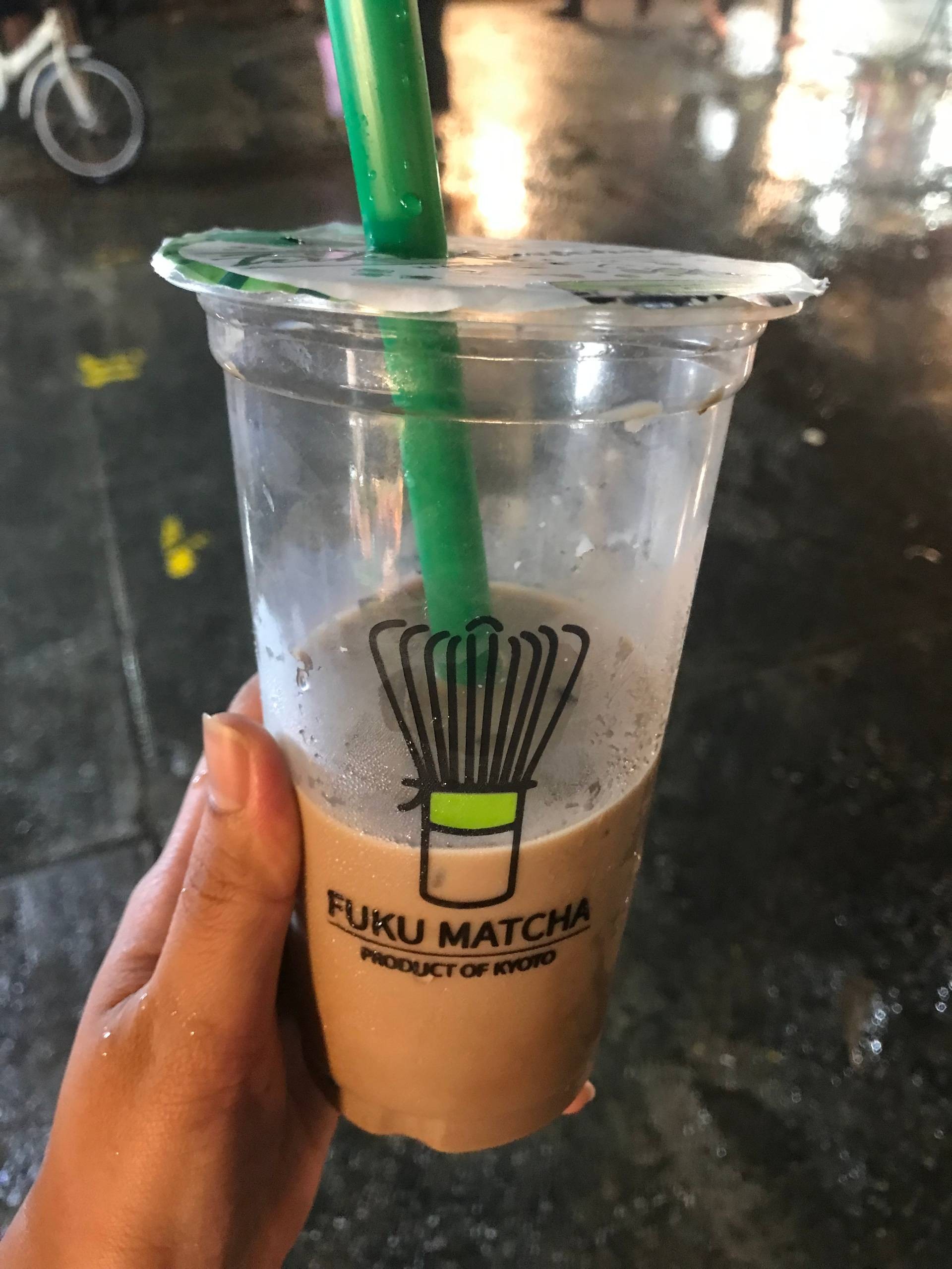 รีวิว Fuku Matcha มาเกตวิลเลจสุวรรณภูมิ - ชานมช็อคอร่อยมาก