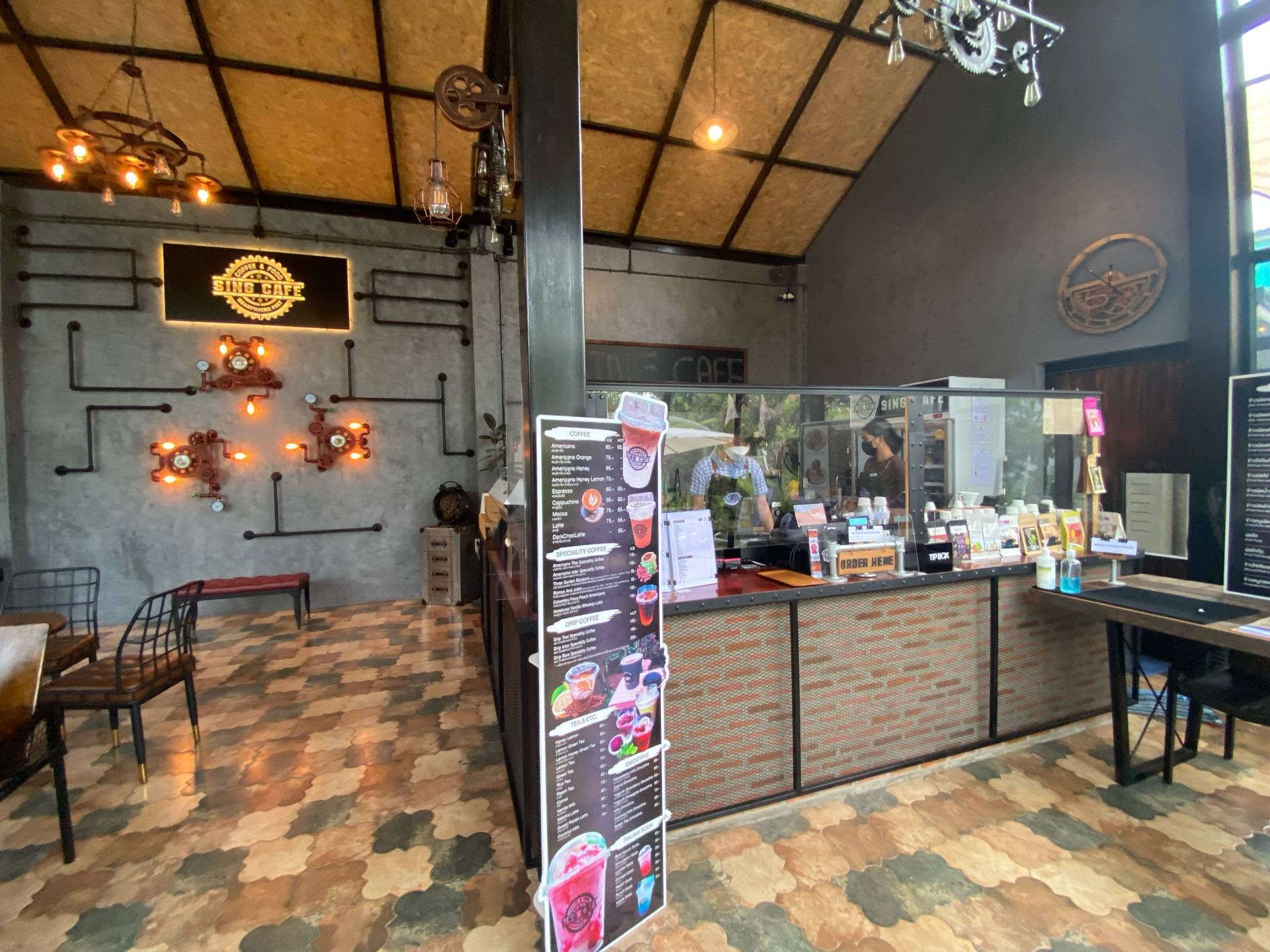 รีวิว สิงคาเฟ่ - SING Cafe บรรยากาศฟิวน้ำตก
