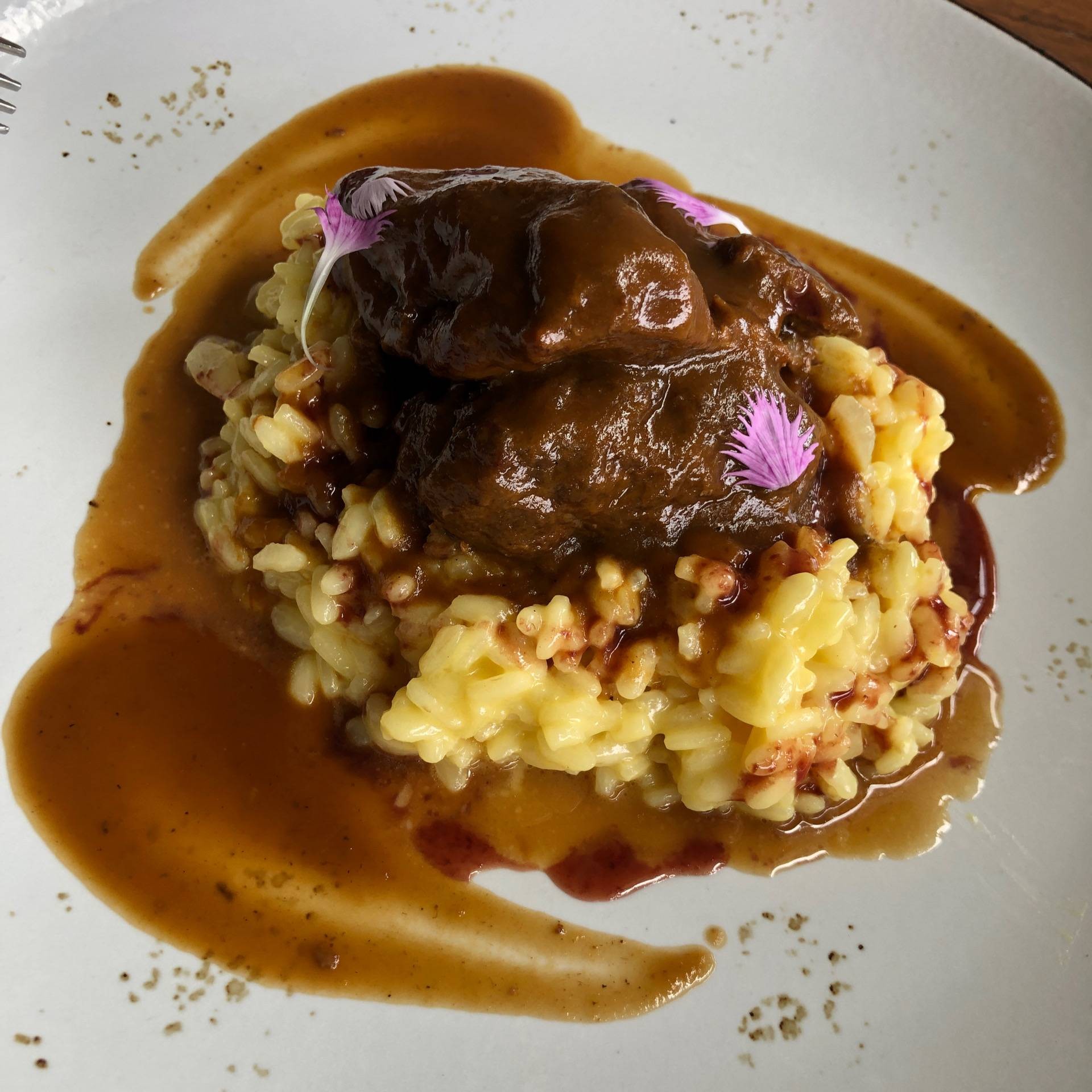 Pork Cheek Risotto ร้าน Blunos Bangkok - Wongnai