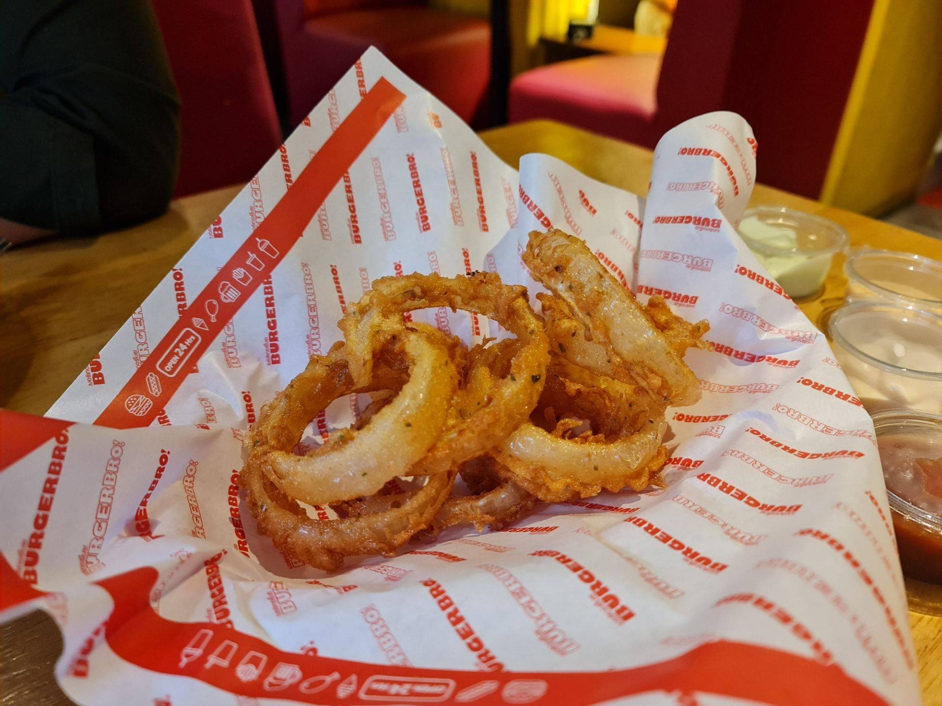 หัวหอมทอด (ONION RINGS) ร้าน BURGER BRO พระราม 9