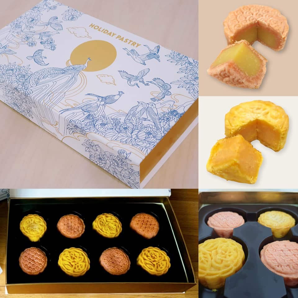 mooncake • Golden custard and durian flavours ร้าน HOLIDAY PASTRY ...