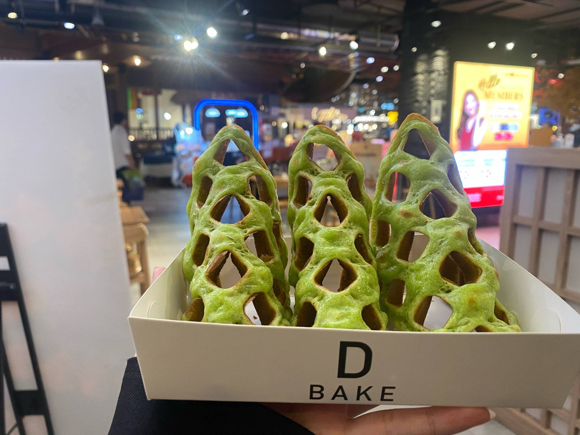 รีวิว D Bake Waffles ใบเตย Siam Takashimaya - เดินกินไอคอนสยาม - Wongnai