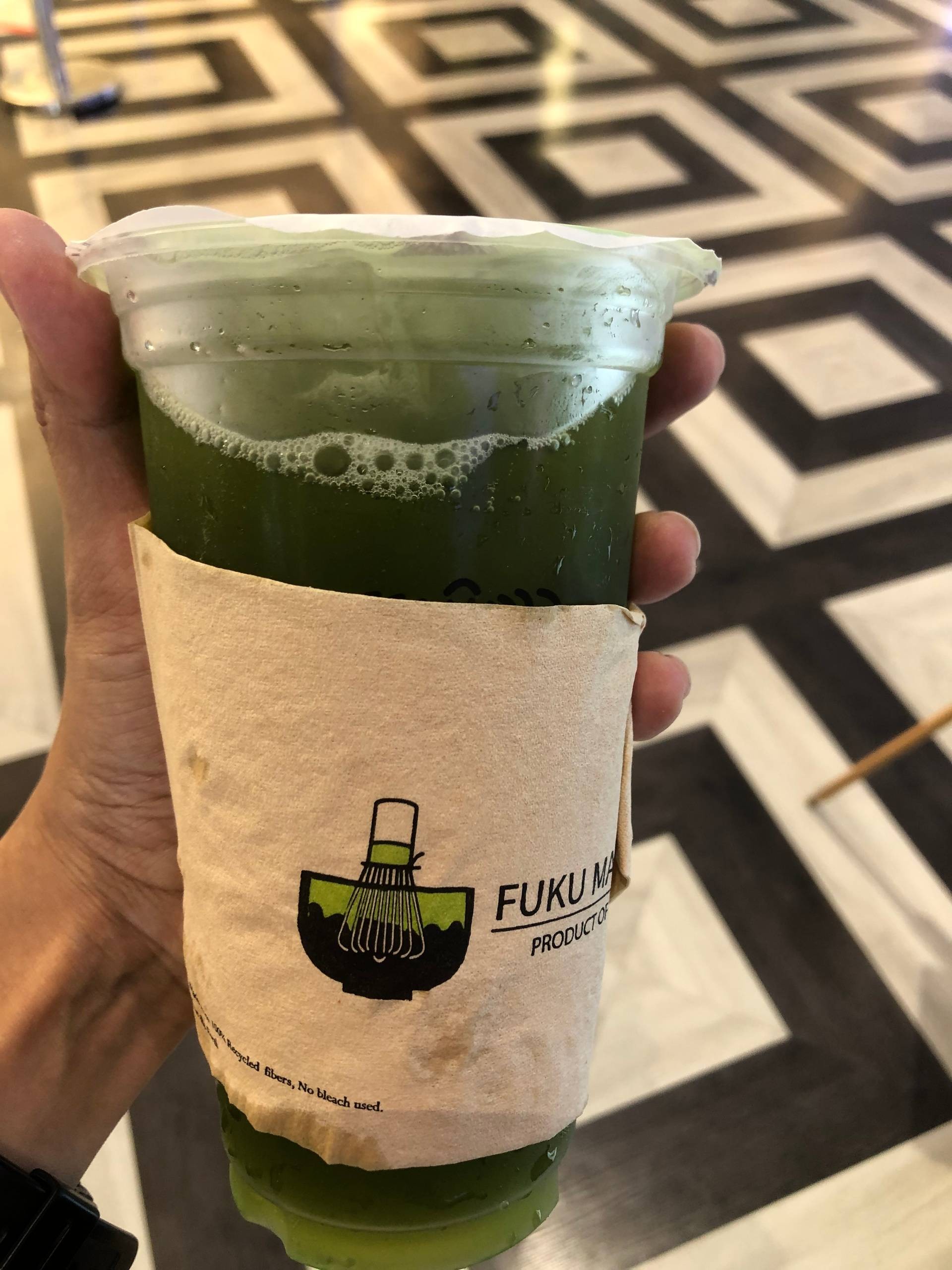 รีวิว Fuku Matcha โรงพยาบาลกรุงเทพ - ชาแอปเปิล - Wongnai