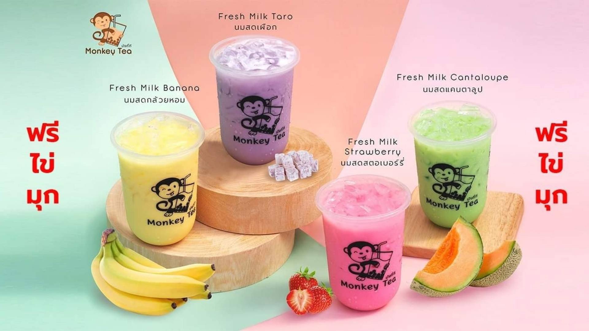 Monkey Tea Cafe สาขา ดอนหัวฬ่อ ดอนหัวฬ่อ - สั่งอาหารเดลิเวอรี | Wongnai ...