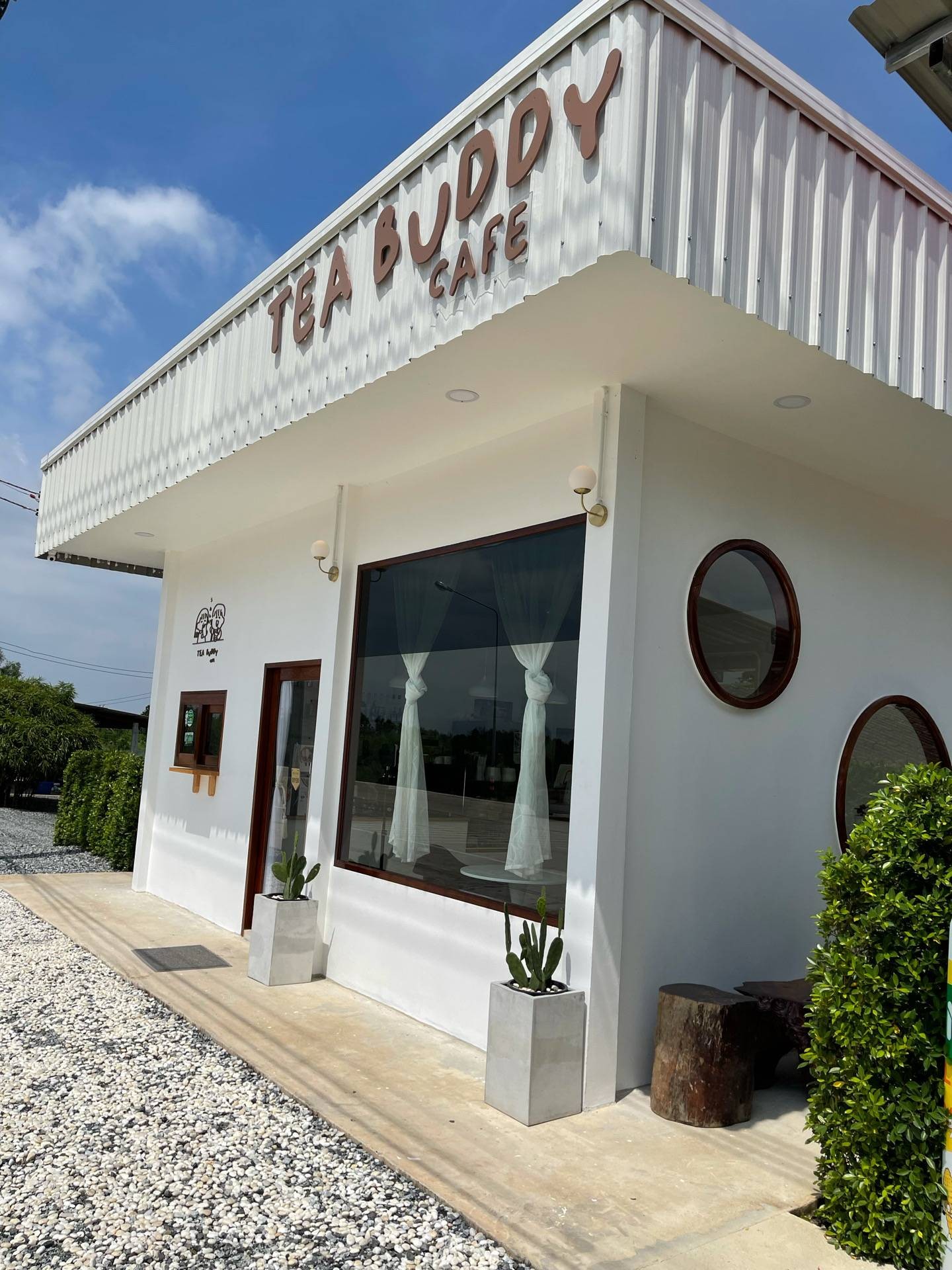 รีวิว TEA BUDDY COFFEE กาแฟ ชา นมสด ขนมปังปิ้ง ครอฟเฟิล) - ร้านกาแฟ ...