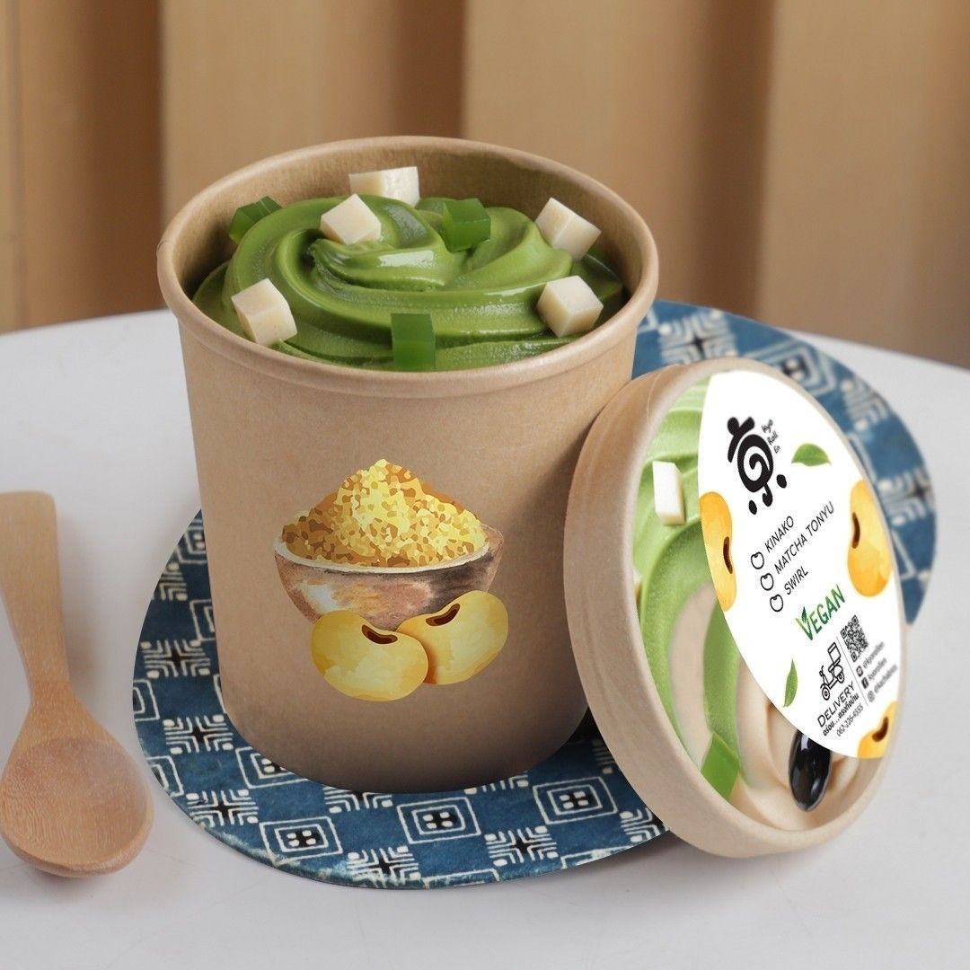 Matcha Tonyu Ice Cream ขนาด1Pint • image ร้าน Kyo Roll En Future Park ...