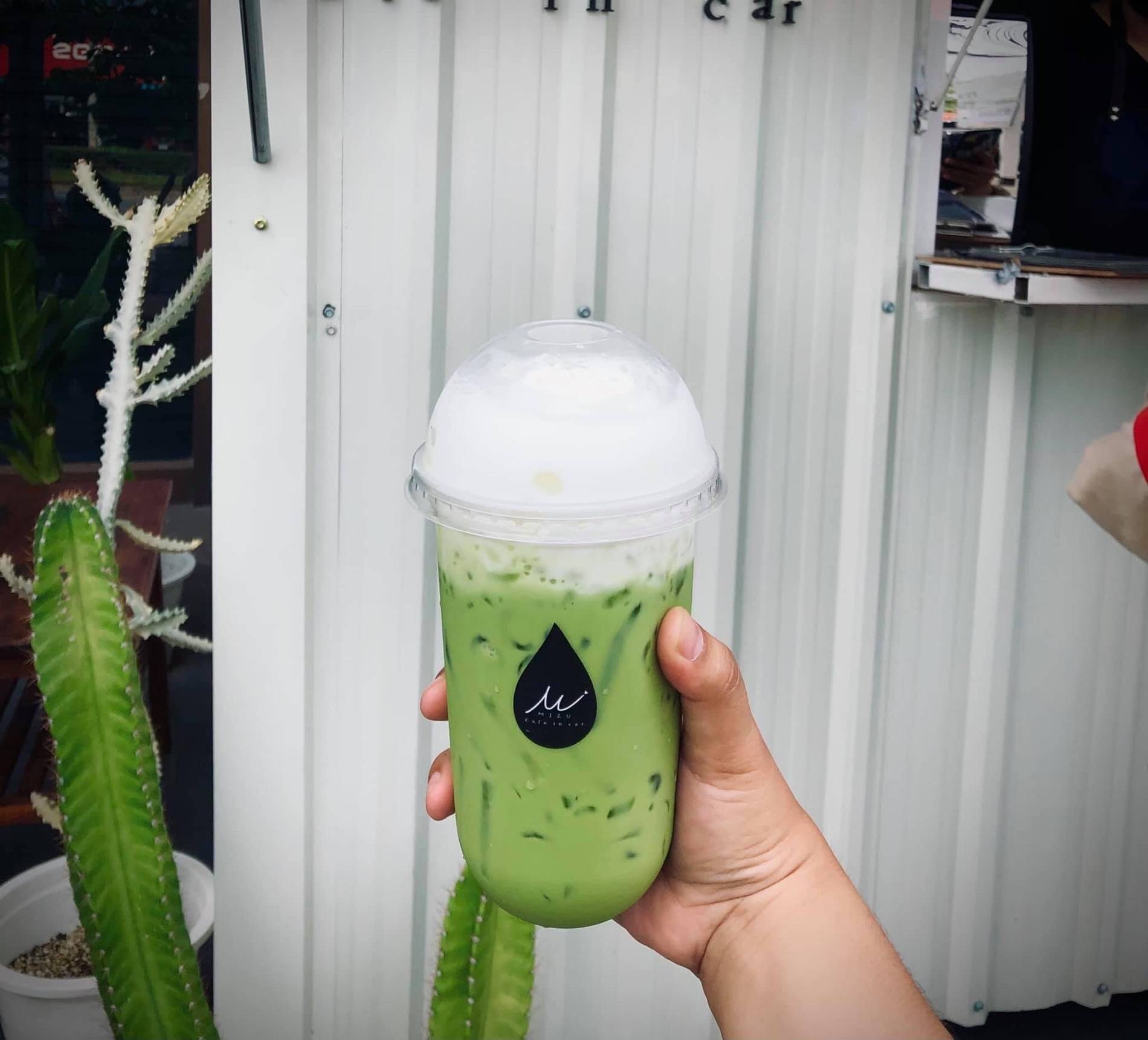 ชาเขียวนม • image ร้าน MIZU cafe in car เทพปัญญา