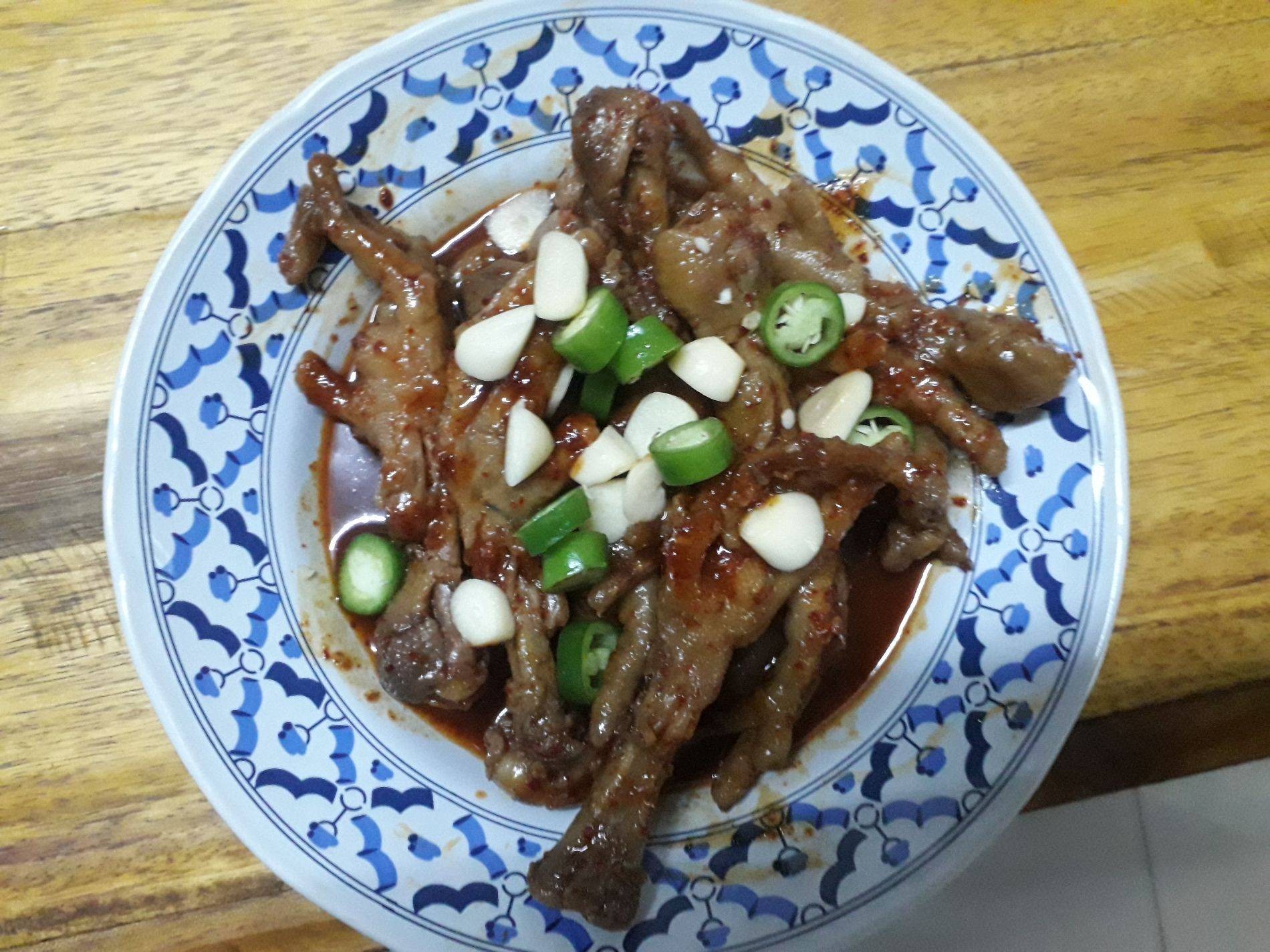 ตีนไก่ซอสเผ็ดทักพัล 닭발 • image ร้าน INYON KOREA FOOD INYON KOREA FOOD ...