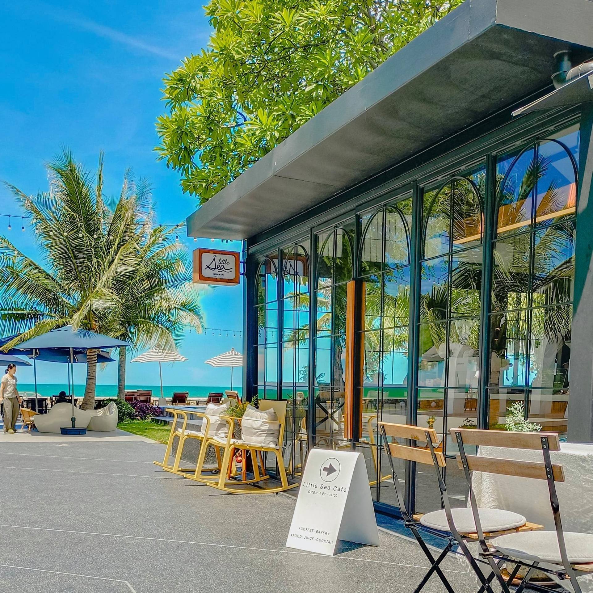 รีวิว little sea cafe ชะอำ - คาเฟ่บรรยากาศดี มีมุมให้ถ่ายรูปเยอะมากก