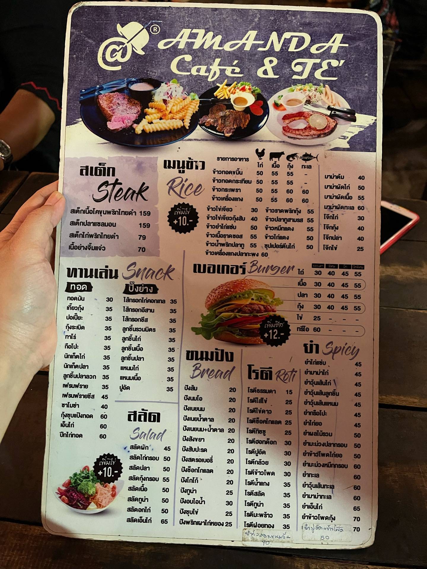 รีวิว Amanda Cafe &Te’ คลองเรียน2 สามชัย - ร้านน้ำชาย่านสามชัย โรตี ...
