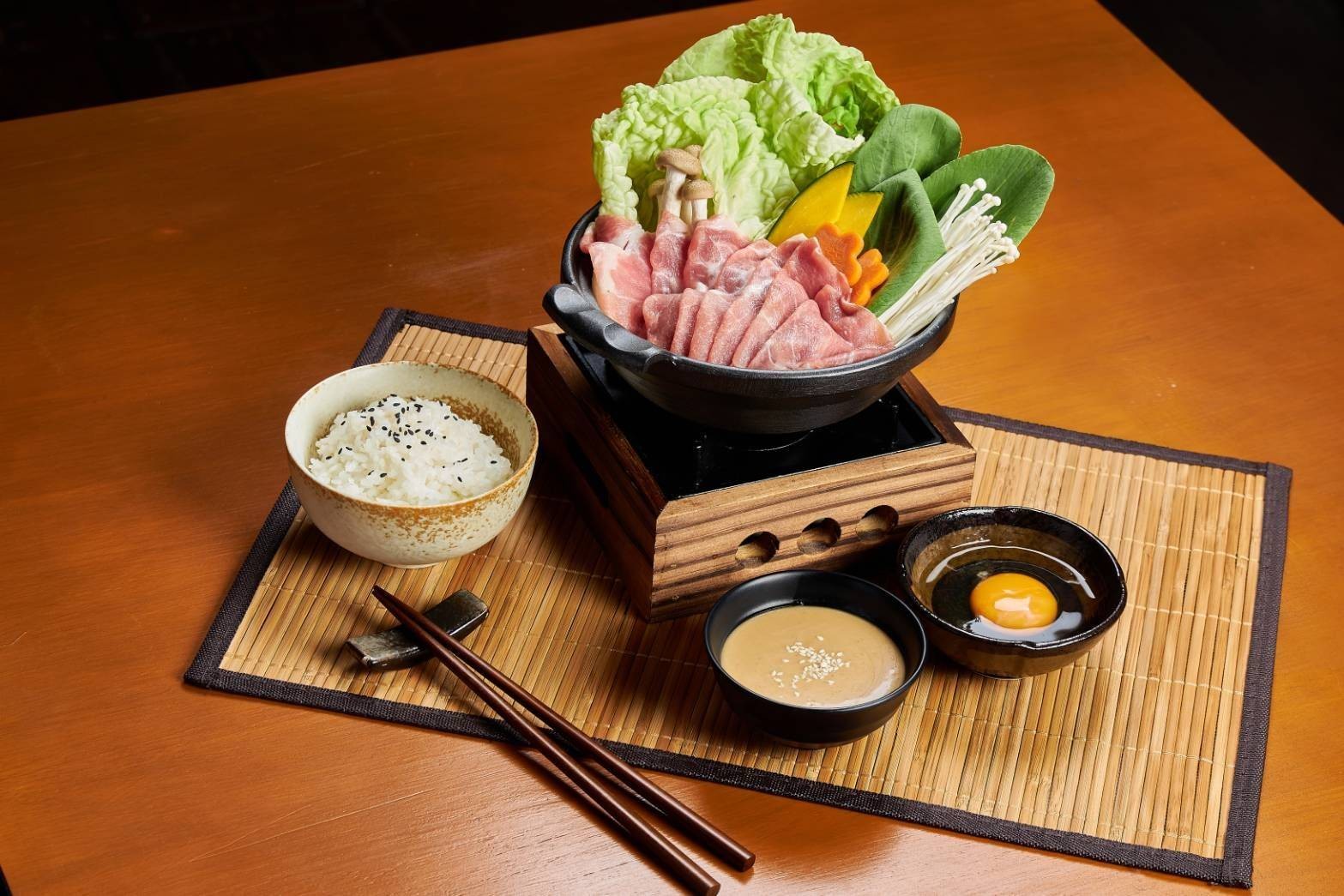 ชุดชาบูชาบู หมู (ปรุงสุกพร้อมรับประทาน) Pork Shabu Shabu Cooked • image ร้าน NJ Shabu Shabu