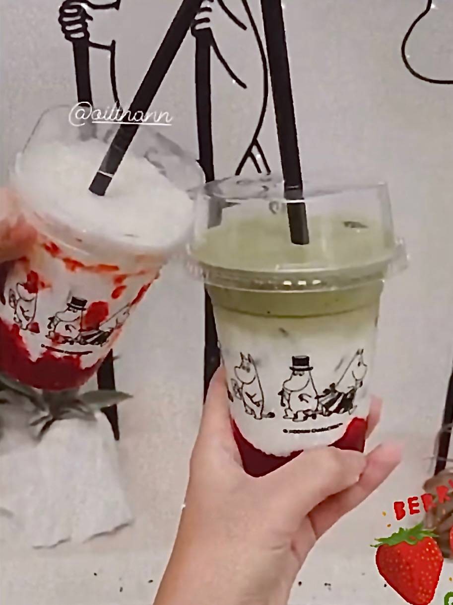 รีวิว Moomin Pop Bubble Tea Bar อารีย์ - ใครคลั่งรักมูมินต้องมาทางนี้💘
