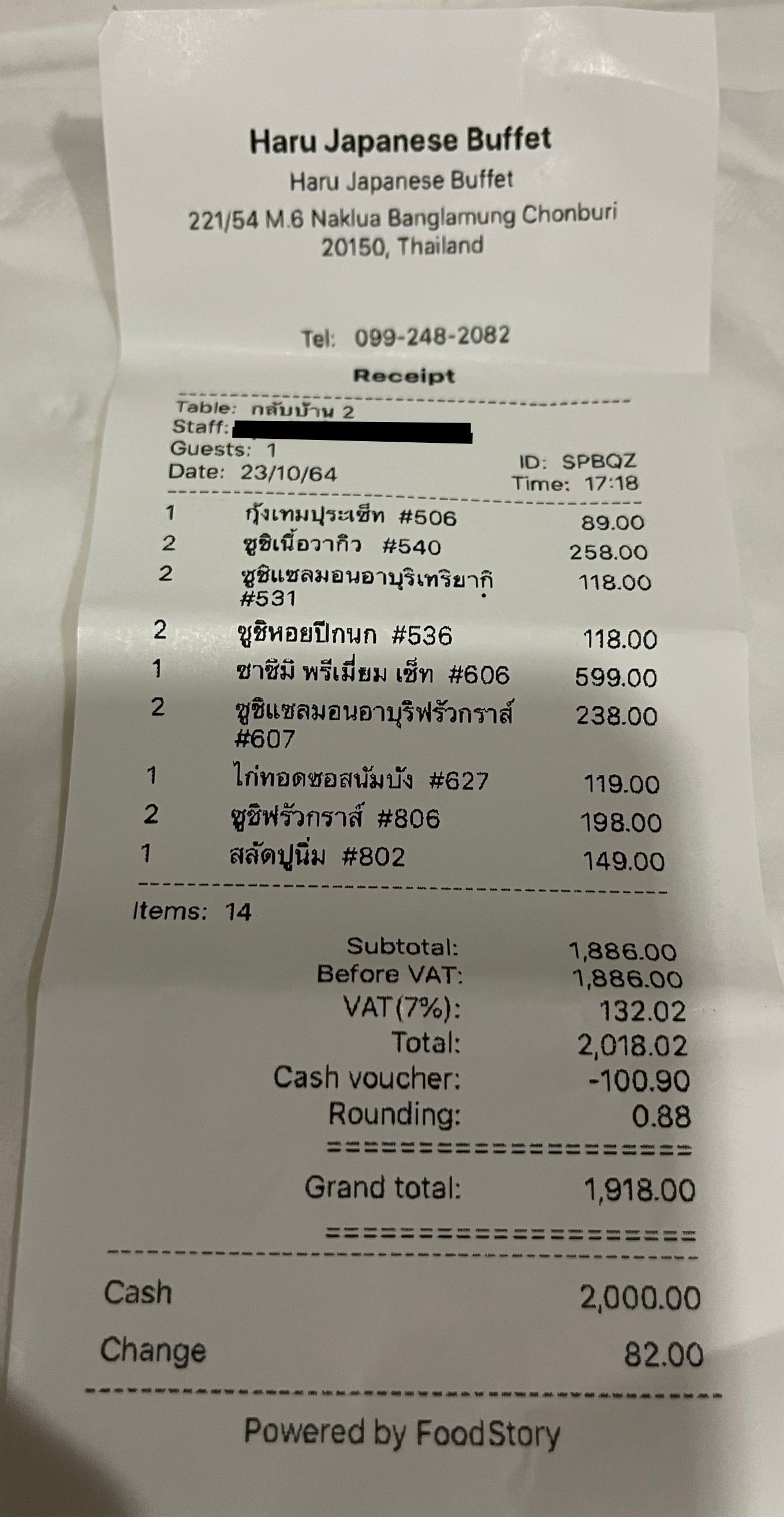 รูป Haru Japanese Buffet