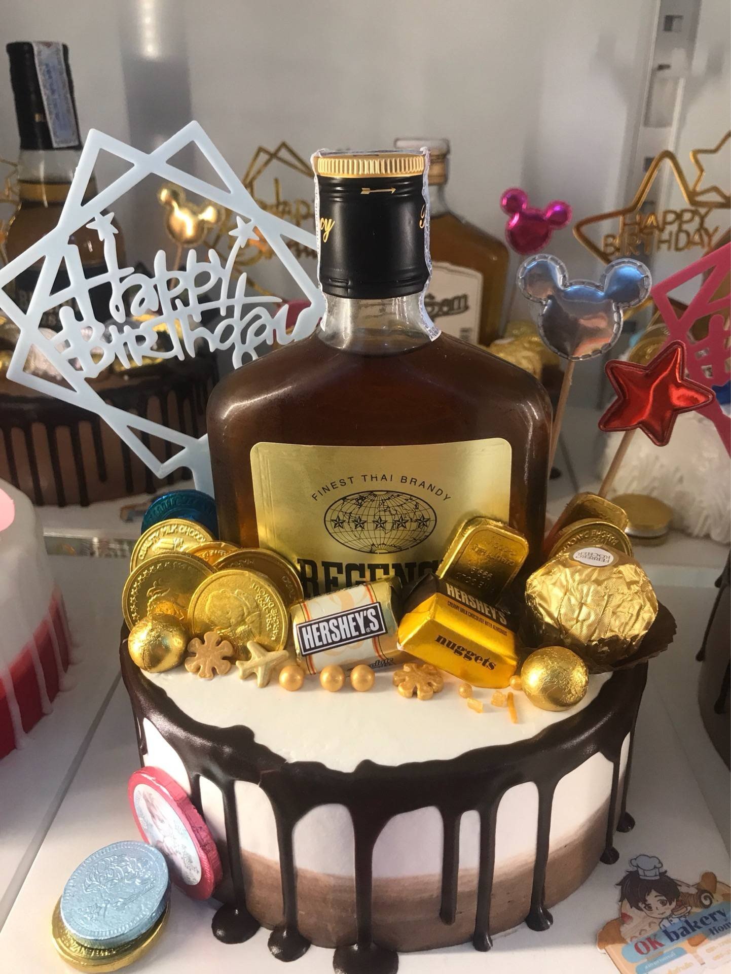 รีวิว Ok Bakery สาขาบางกระดี่ บางกระดี่พระราม2 - เค้กอร่อยค่ะ มีแบบ ...