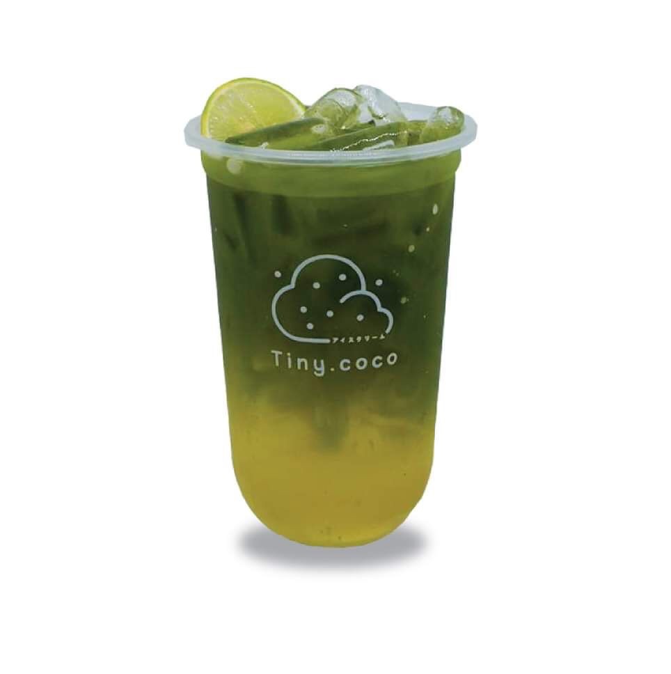 Matcha Honey Lemon l มัทฉะน้ำผึ้งมะนาว • image ร้าน Tiny.coco โกโก้เข้มข้น&ไอศกรีมโฮมเมด