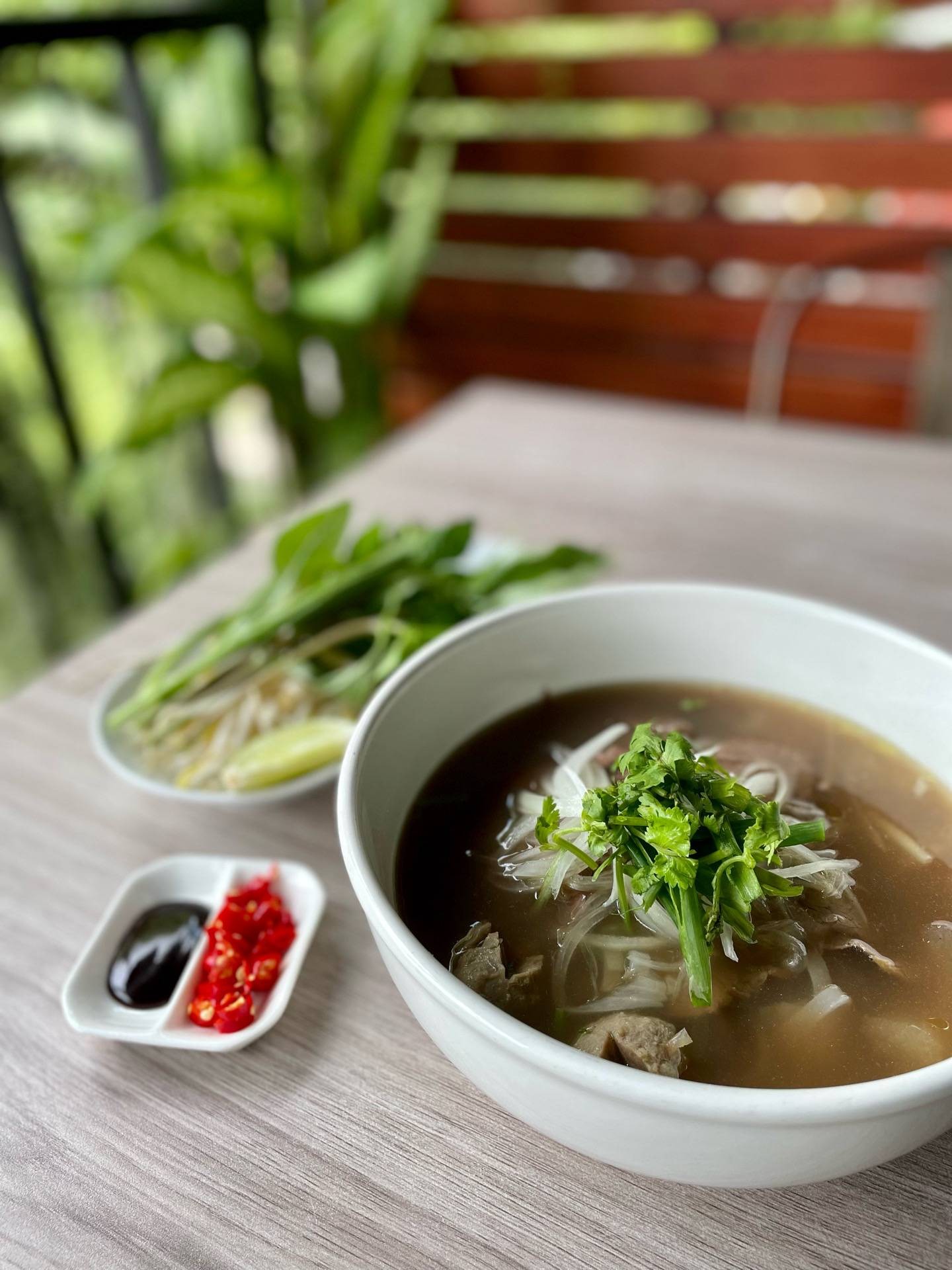 เฝอเนื้อ (เปื่อย,สด ออสเตรเลีย),ลูกชิ้น ร้าน Pho 14 Original Viet ...