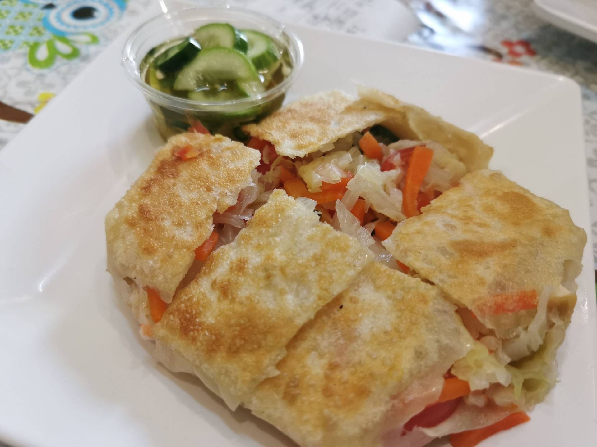 มะตะบะผัก (เจ) ร้าน Karim Roti Mataba ถนนพระอาทิตย์ - Wongnai