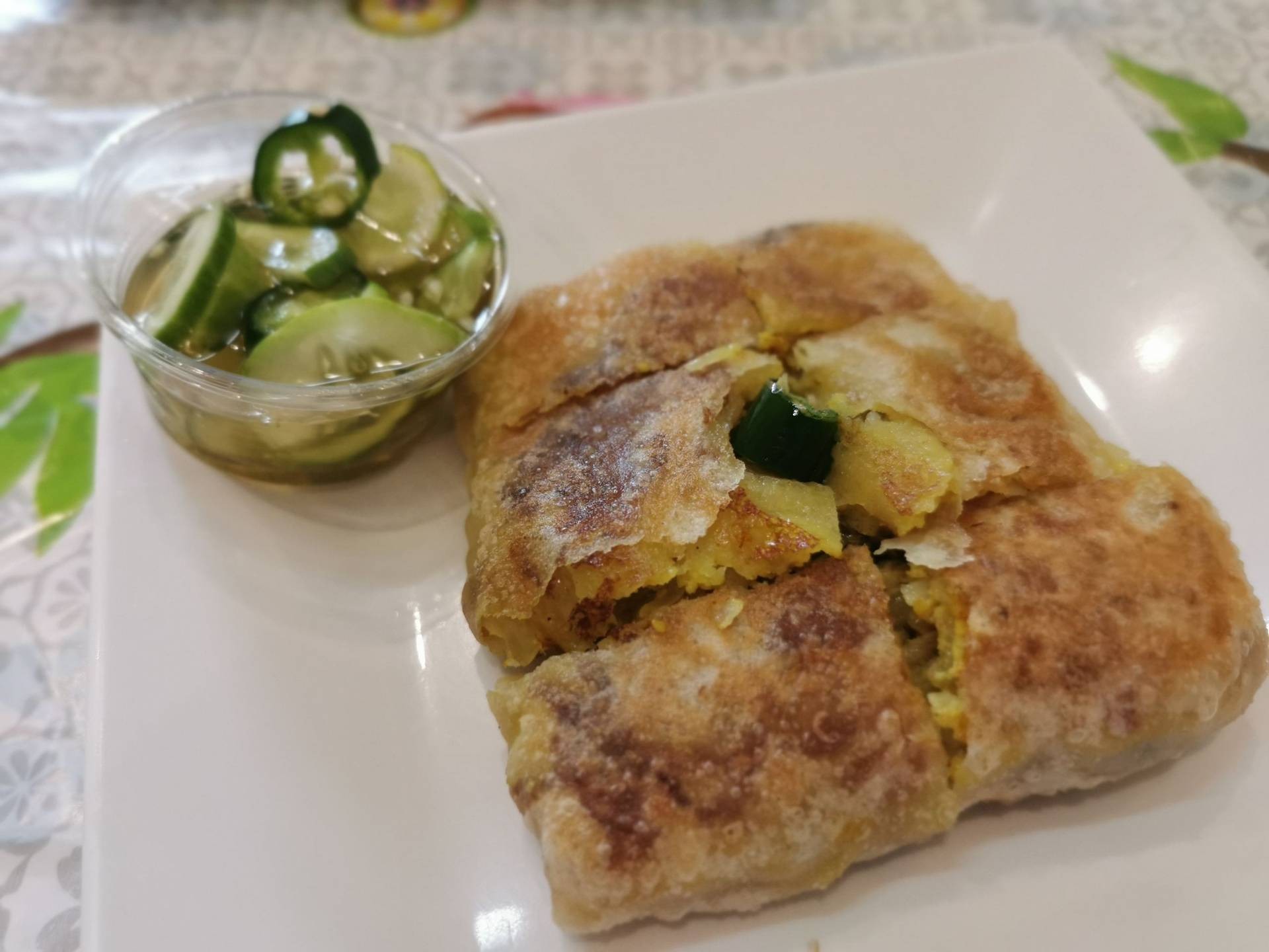 มะตะบะเนื้อ ร้าน Karim Roti Mataba ถนนพระอาทิตย์ - Wongnai