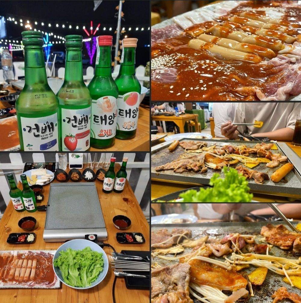 รีวิว Happy hour Korean.Grill สาขา paruay market - อาหารอร่อย น้ำจิ้ม ...