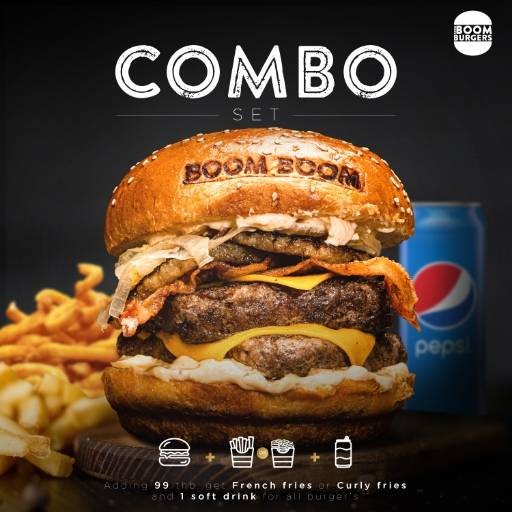 ร้าน Boom Boom Burgers หาดกะรน | รีวิวร้านอาหาร
